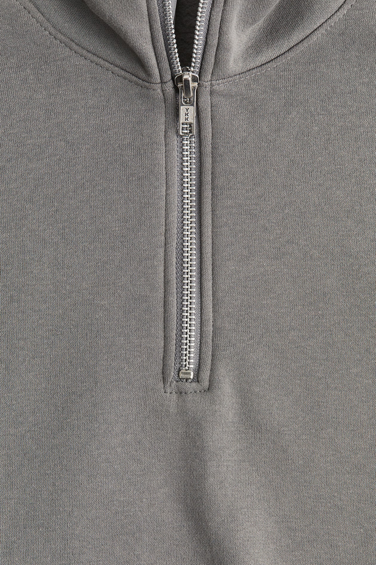 Women's Gray Half-Zip Sweatshirt | H&M US