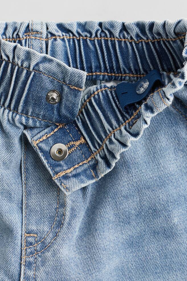 Denim blue/Minnie Mouse Motif-detail Wide Leg Jeans for kids | H&M MY