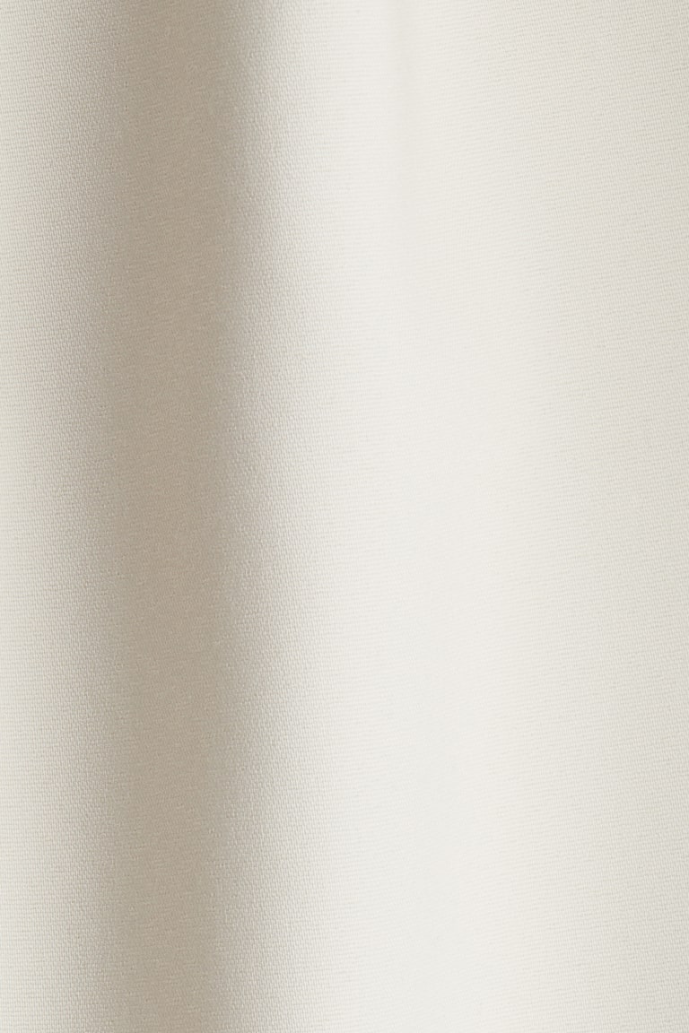 Women's White Flared Crease-Front Pants | H&M CA