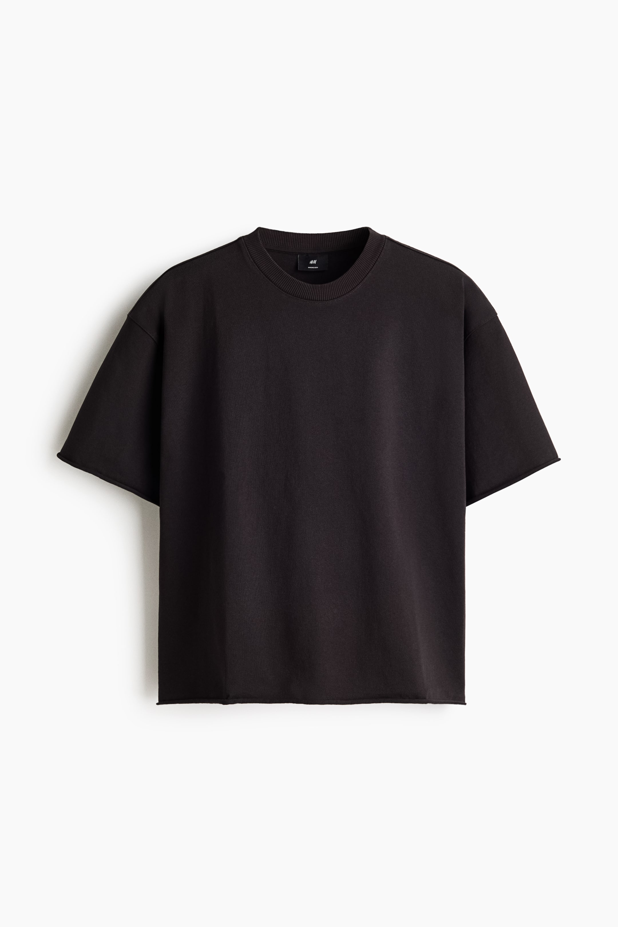 Boxy T-shirt Oversized Fit - Mørkebrun - HERRE | H&M DK