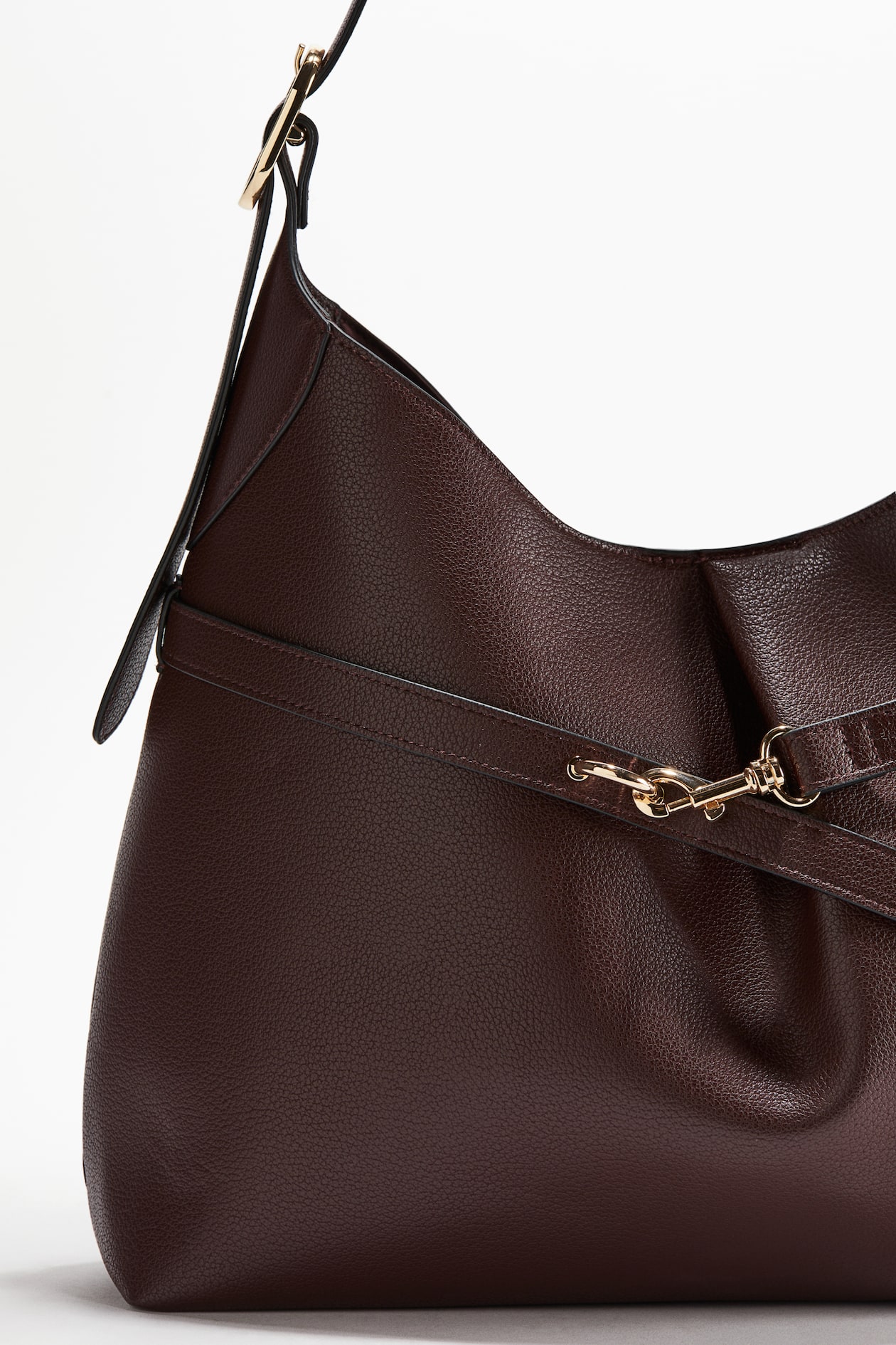 Women's Burgundy Slouchy Shoulder Bag | H&M PH
