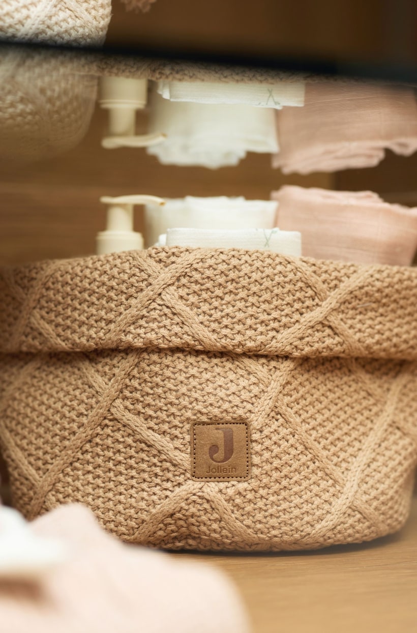 Panier De Rangement - Cosy Knit - 2-pack - Check Knit/biscuit - Jollein - Home All | H&M FR