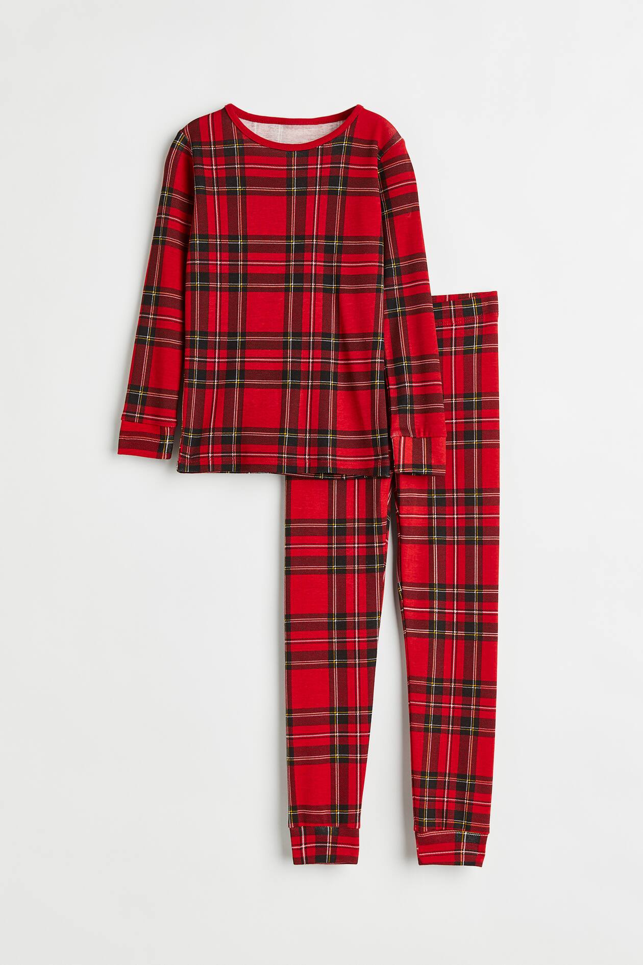 Red/checked Printed Pajamas for kids | H&M CA