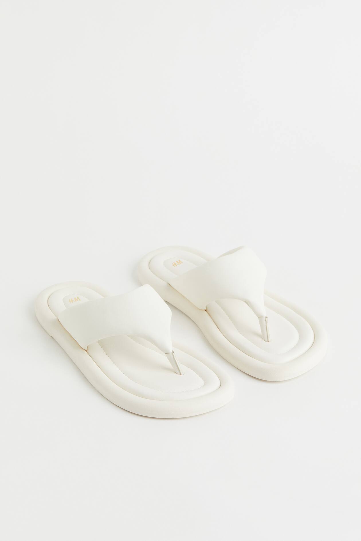 Chancletas - Blanco - MUJER | H&M ES