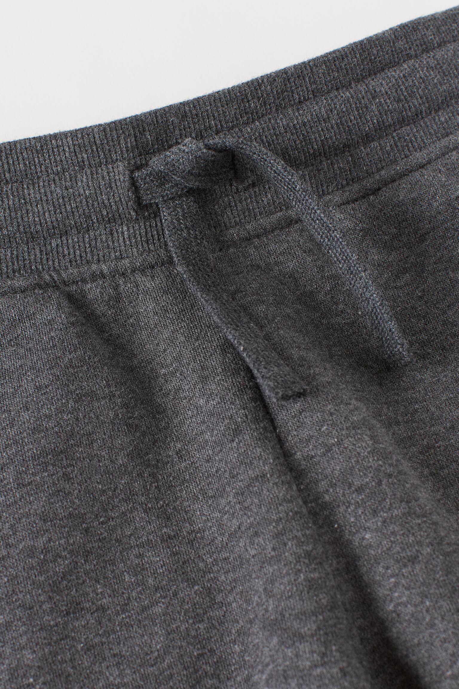 Brushed-Inside Joggers - Dark gray melange - Kids | H&M US