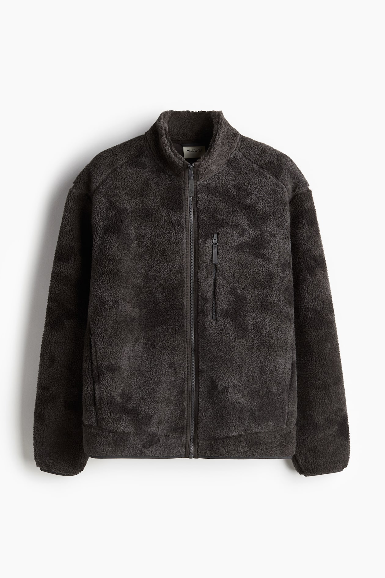 Men’s Dark grey Regular Fit Teddy Activewear Jacket | H&M AU