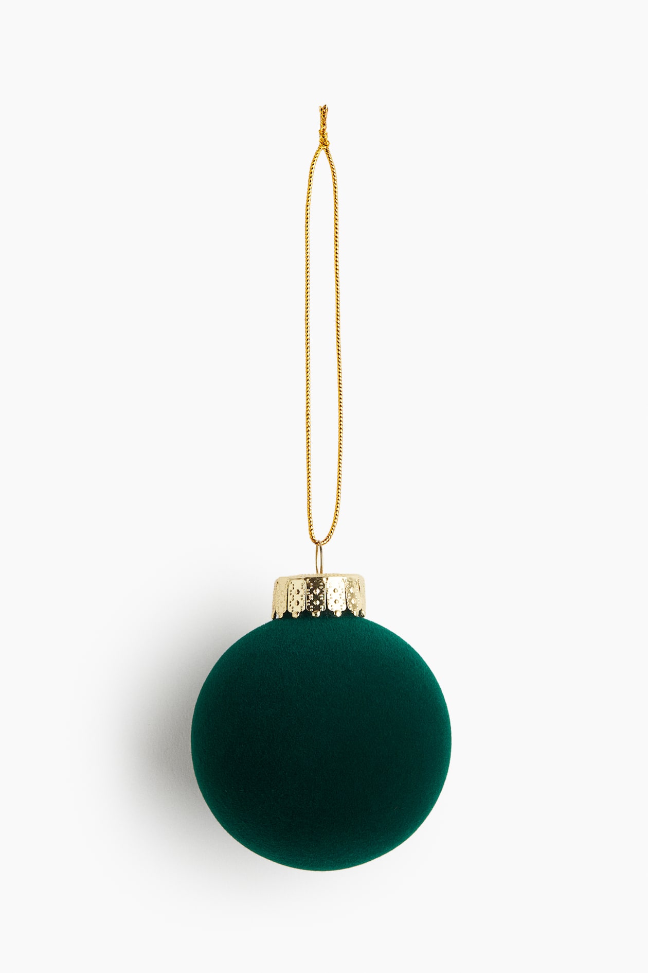 Pack de 2 bolas de Natal aveludadas - Verde - HOME | H&M PT
