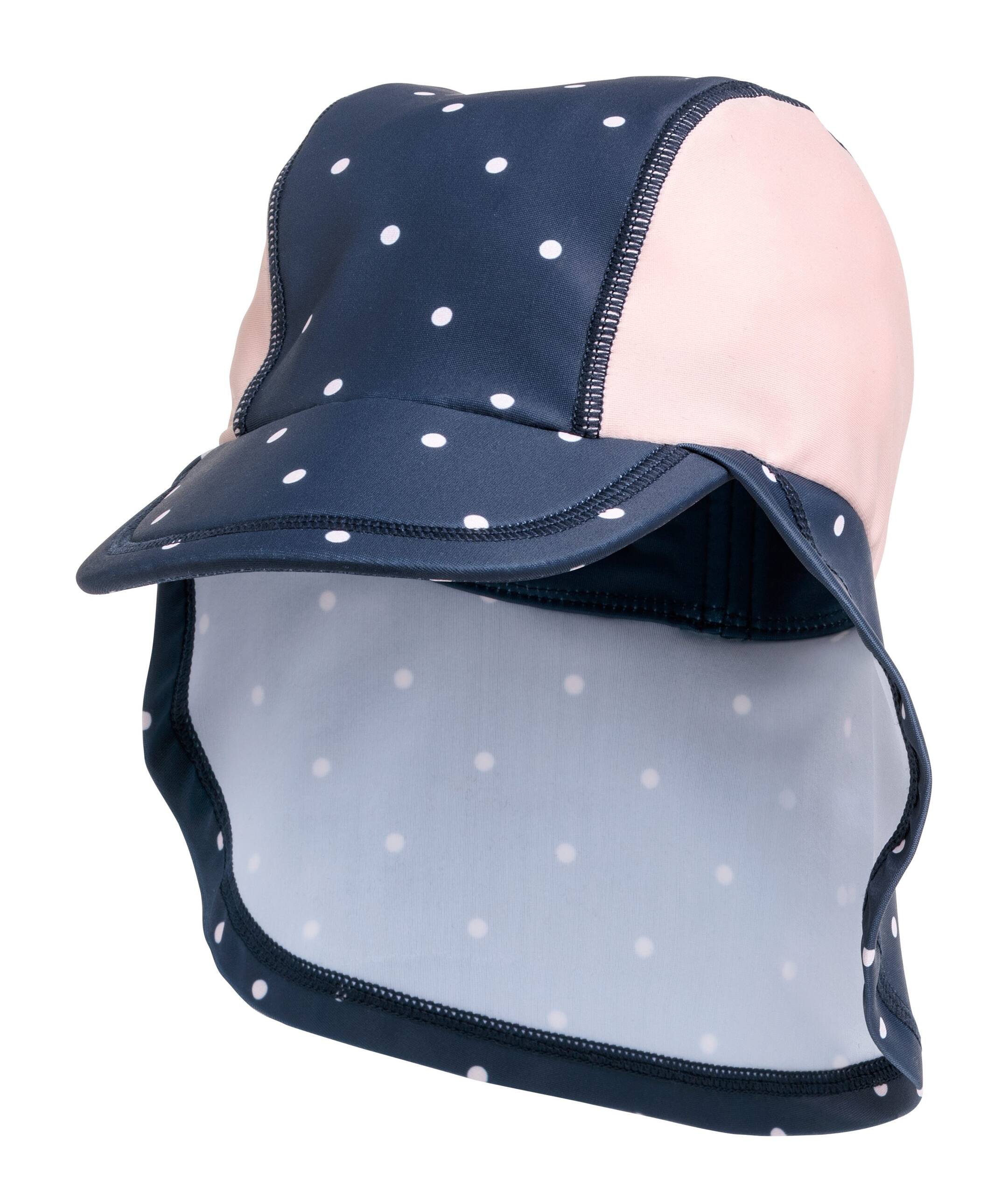 Sun Cap UPF 50 - Dark blue/dotted - Kids | H&M US