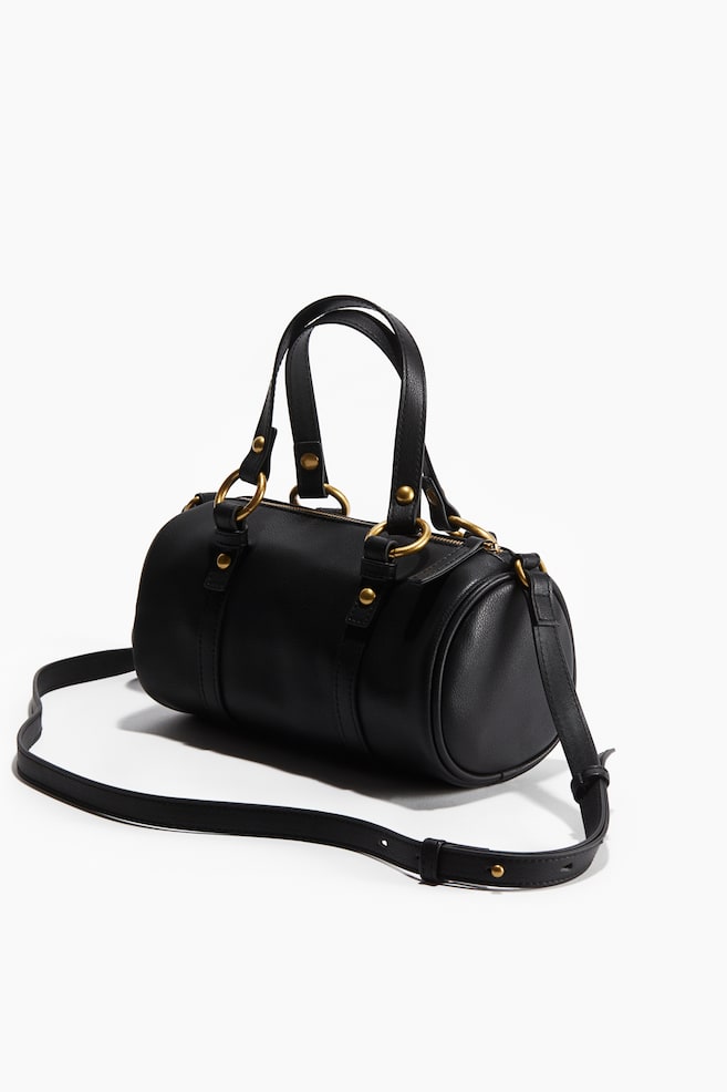 Women's Black Coated Crossbody Bag | H&M US