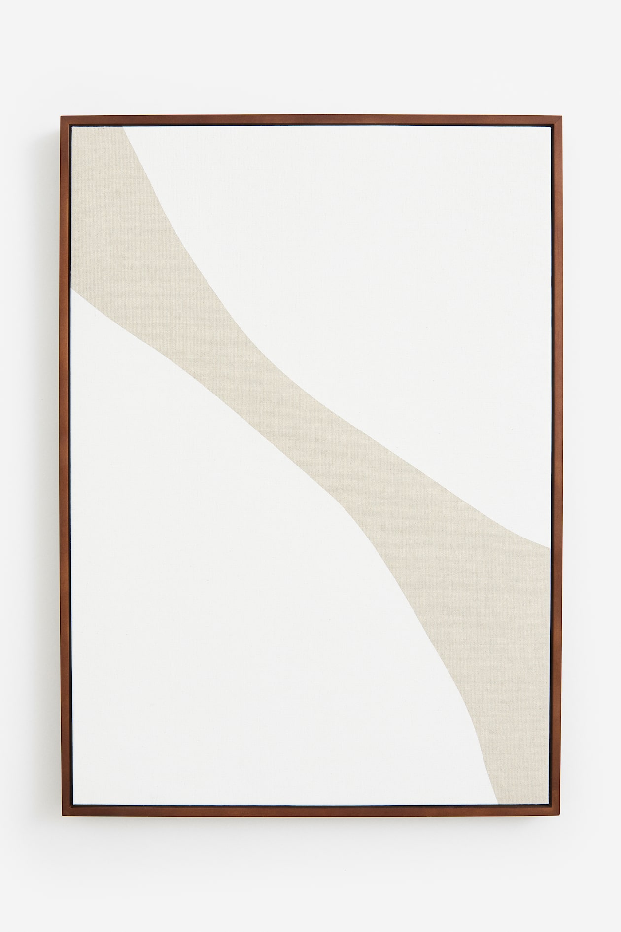 White/light beige Linen-blend Wall Art at H&M Home | H&M CA