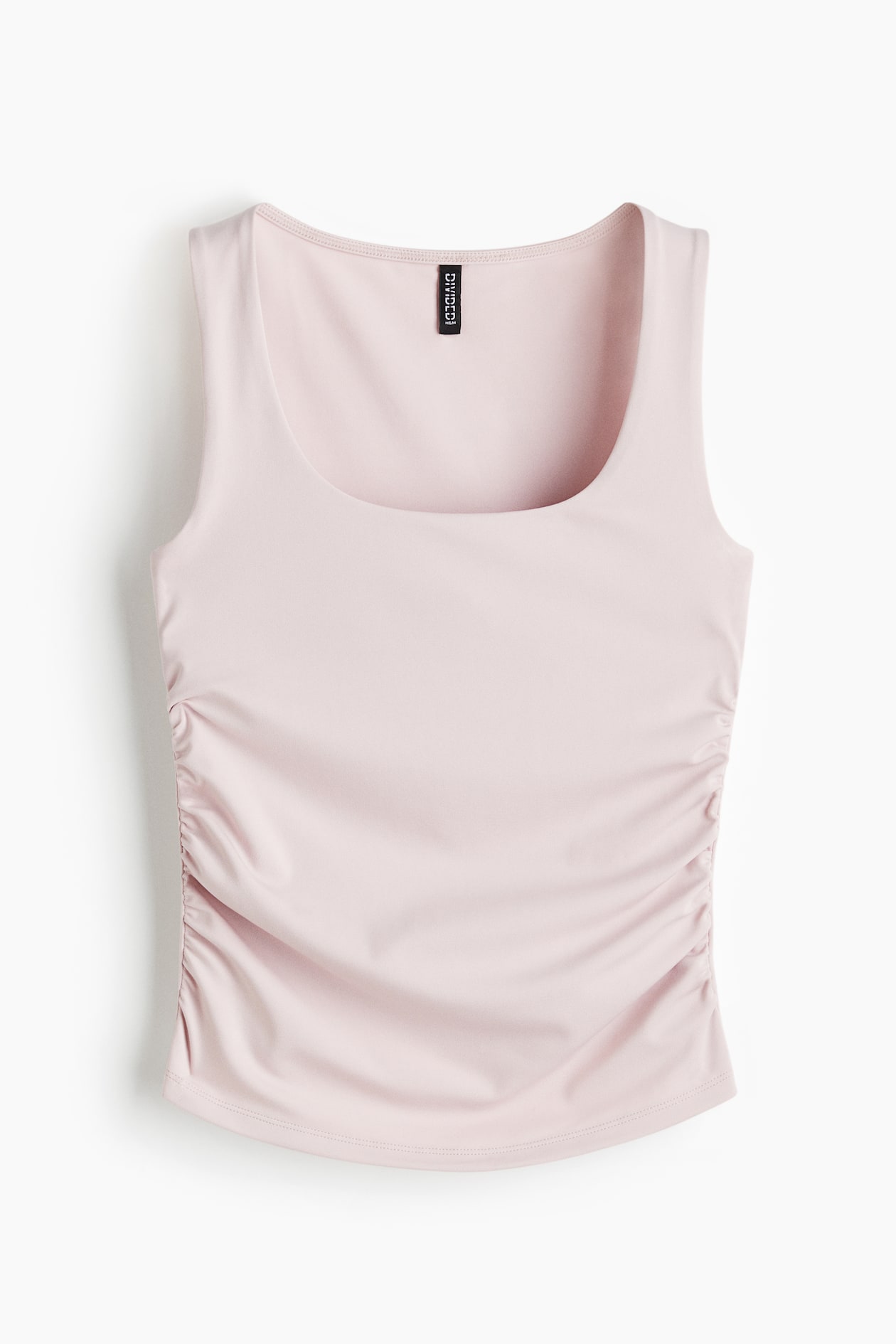 Women's Light pink Ruched Tank Top | H&M US