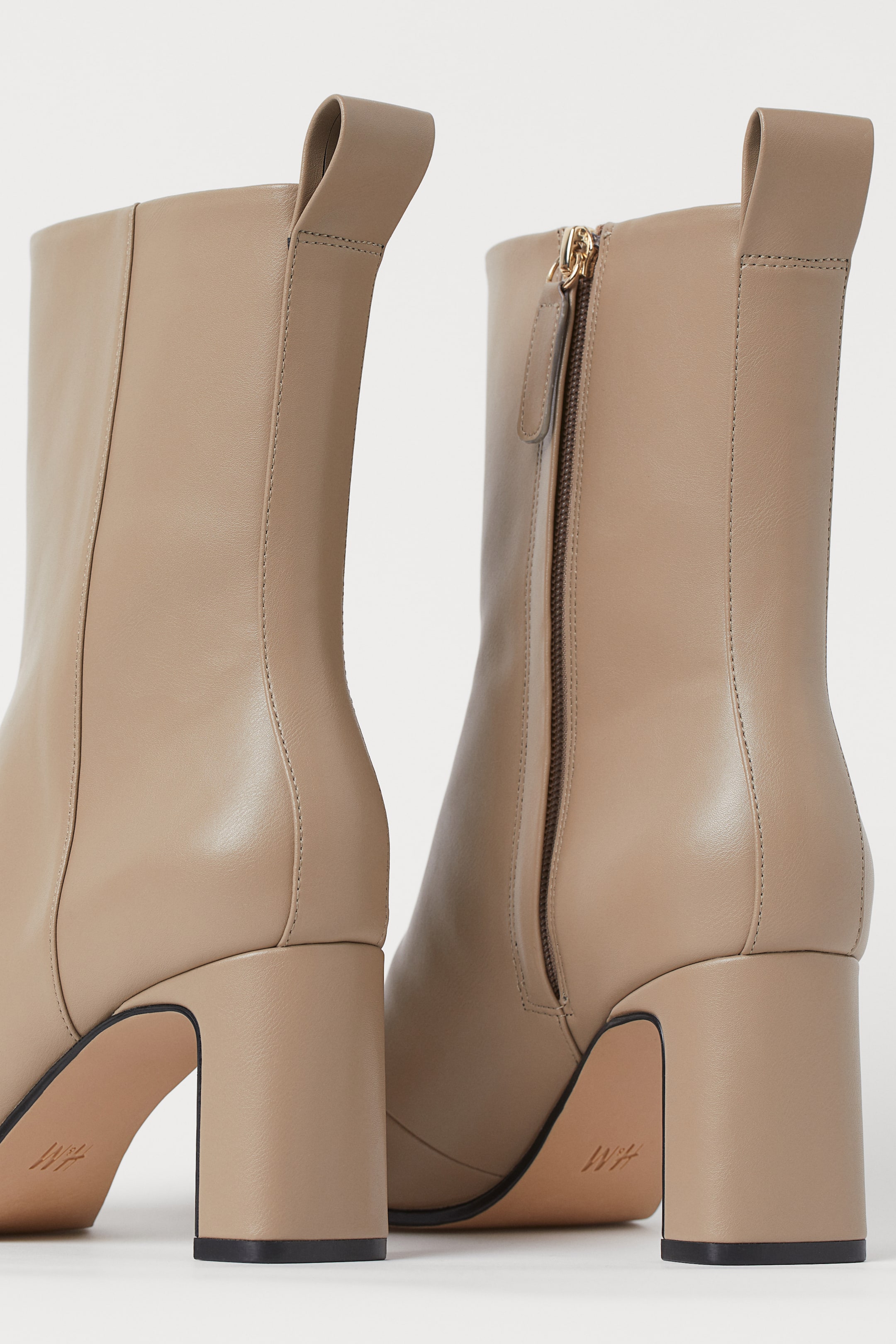Stiefeletten - Hoher Absatz - Beige - Ladies | H&M AT