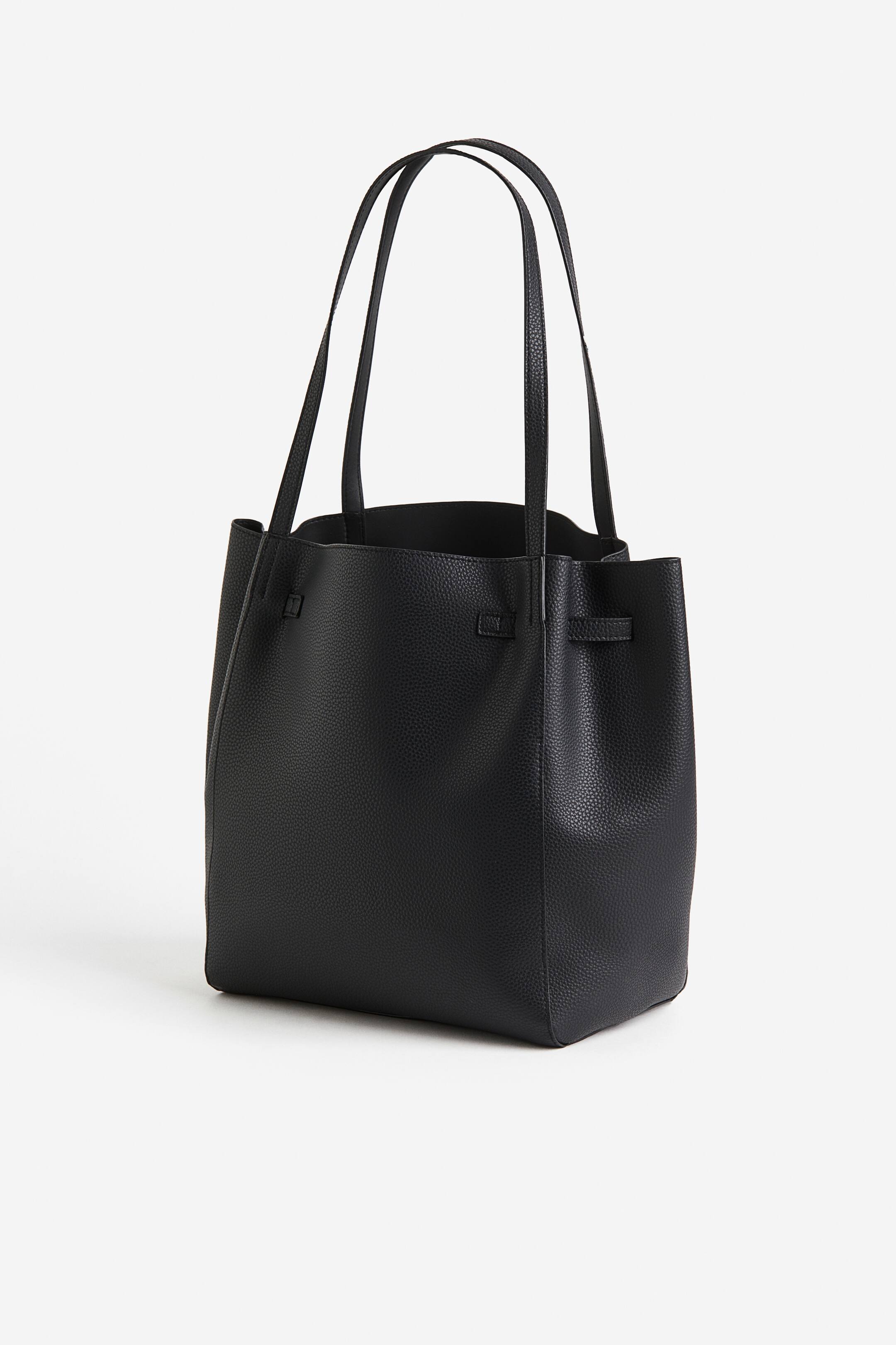 Strap-detail shopper - Black - Ladies | H&M IN