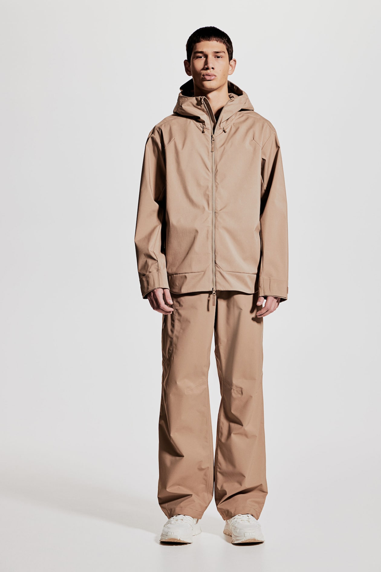 Regular-Fit Water-Repellent Softshell Jacket - Beige - Men | H&M PH