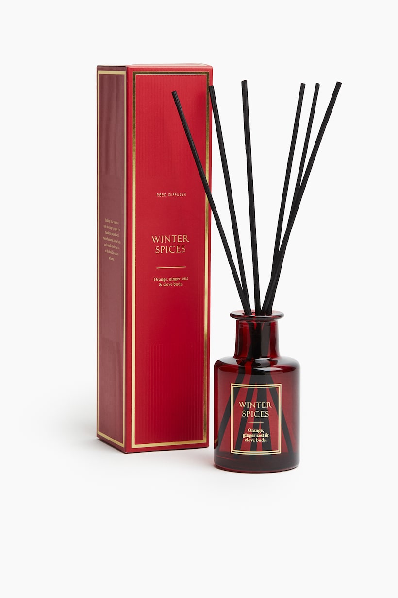 Reed Diffuser - Red/Winter Spices - Home All | H&M US