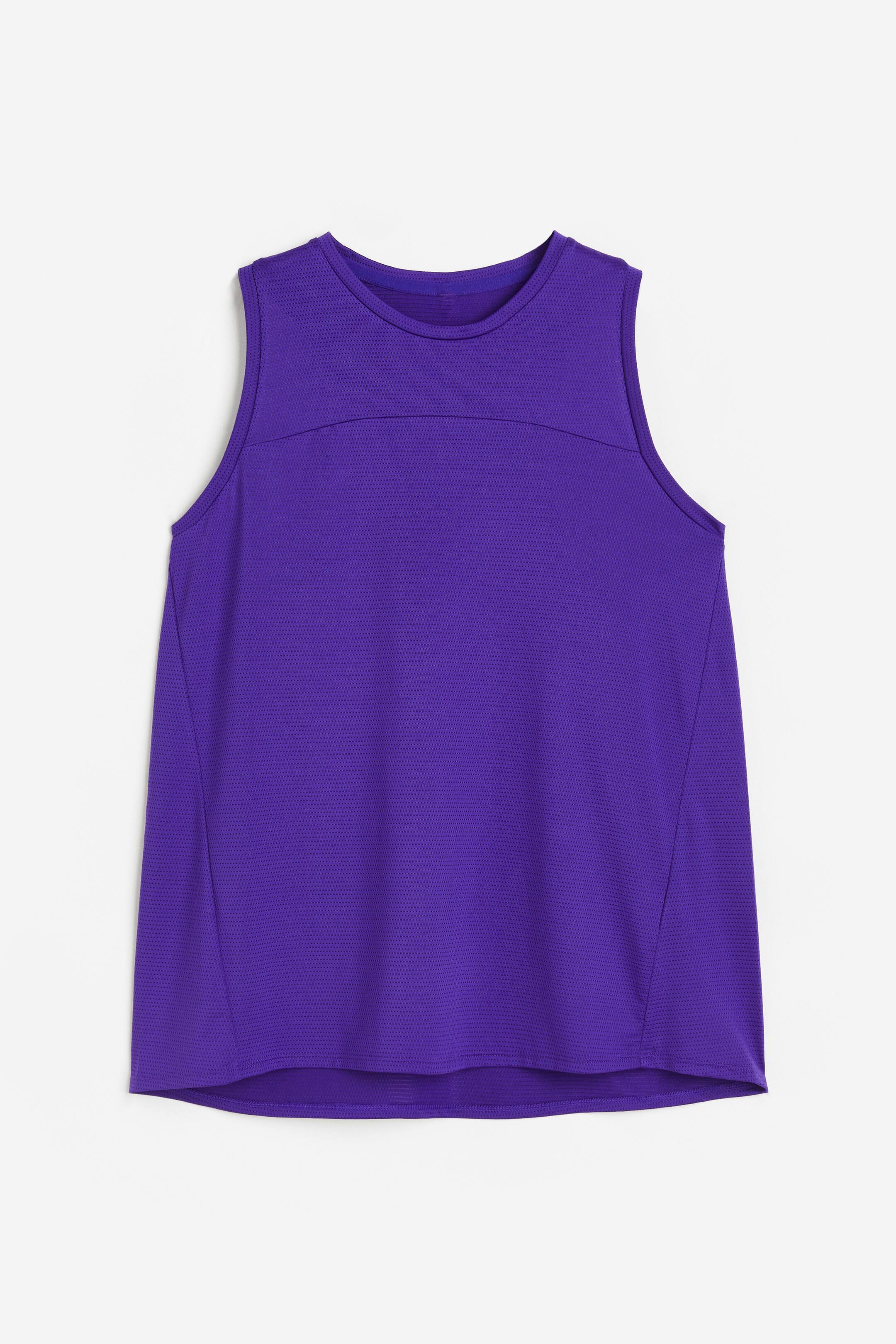 DryMove™ Sports Tank Top - Dark purple - Ladies | H&M US