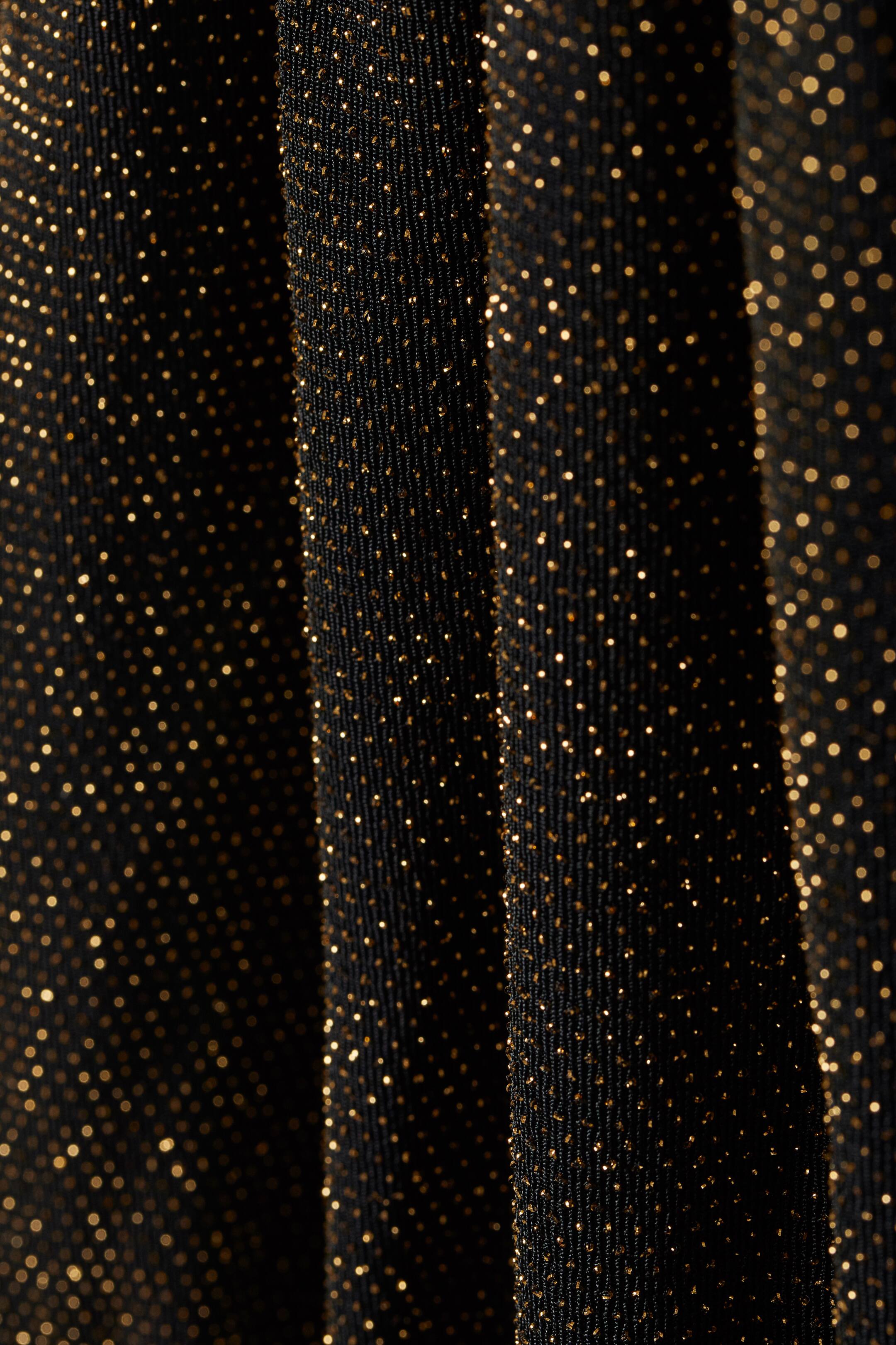 Off shoulder-top - Sort/Guld - DAME | H&M DK