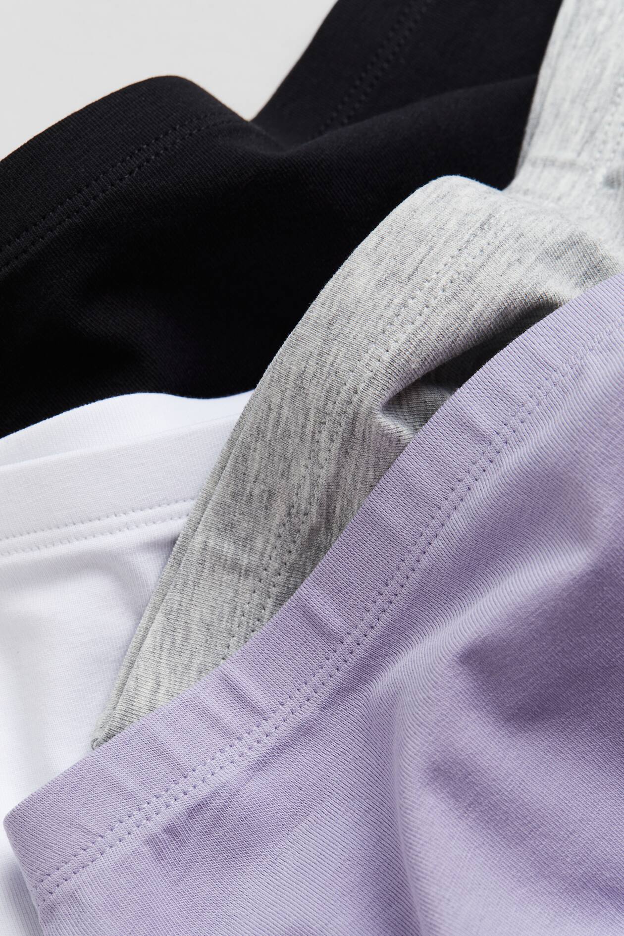 Light purple/Black/White 10-pack boxer briefs for kids | H&M GB