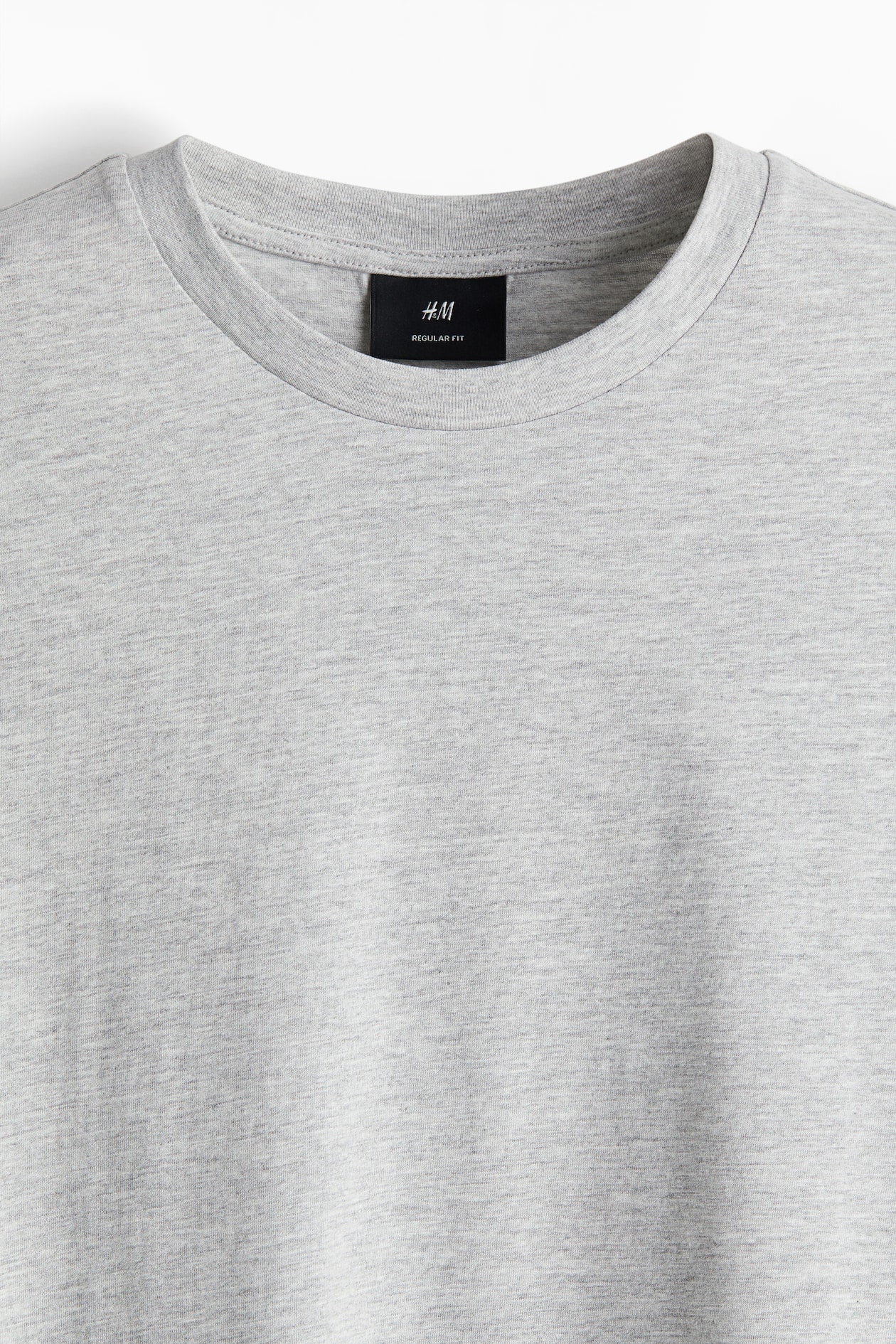 Men’s Gray melange 5-pack Regular Fit T-shirts | H&M CA