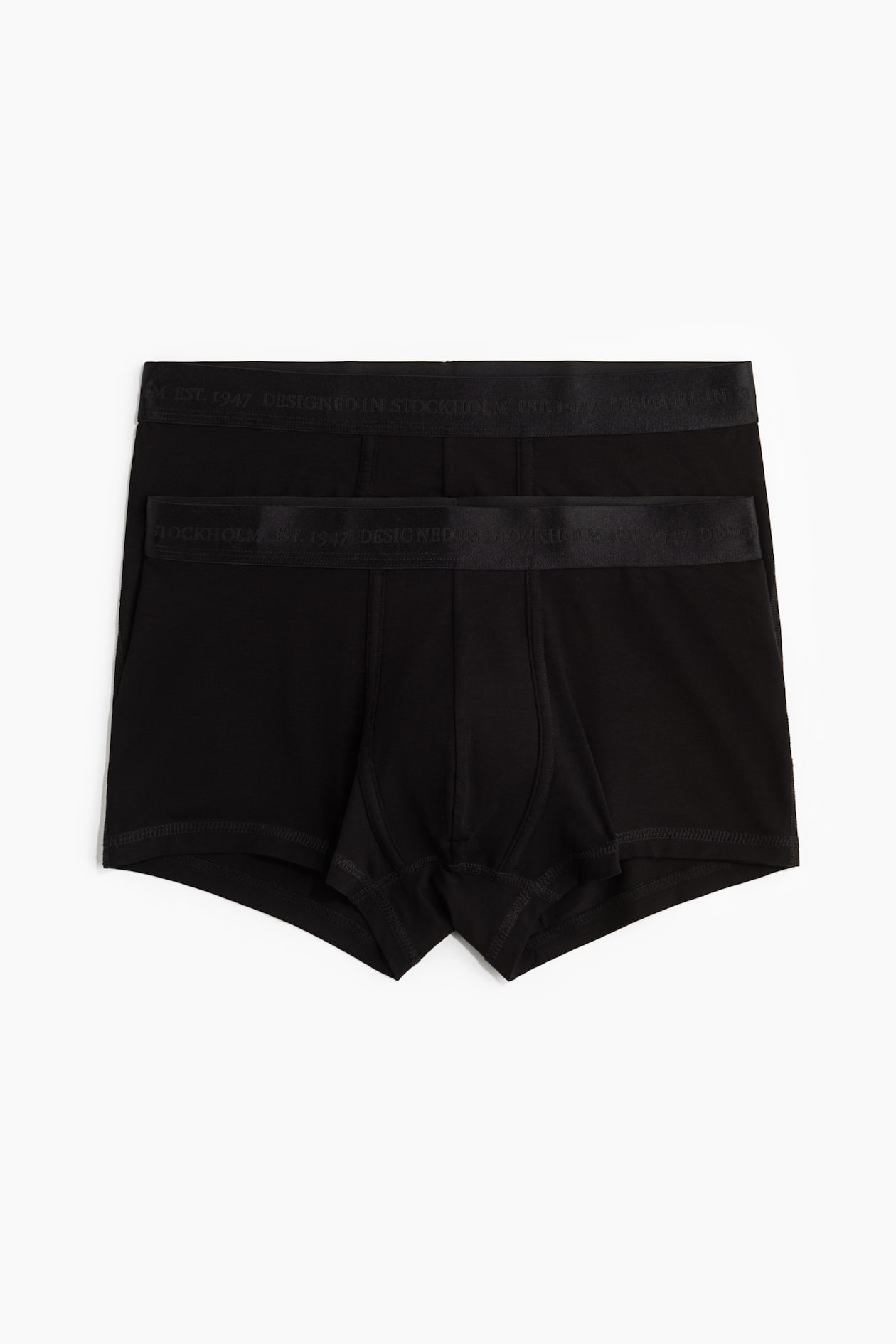 Men’s Black 2-Pack Low-Rise Short Boxer Briefs with Lycra® | H&M US