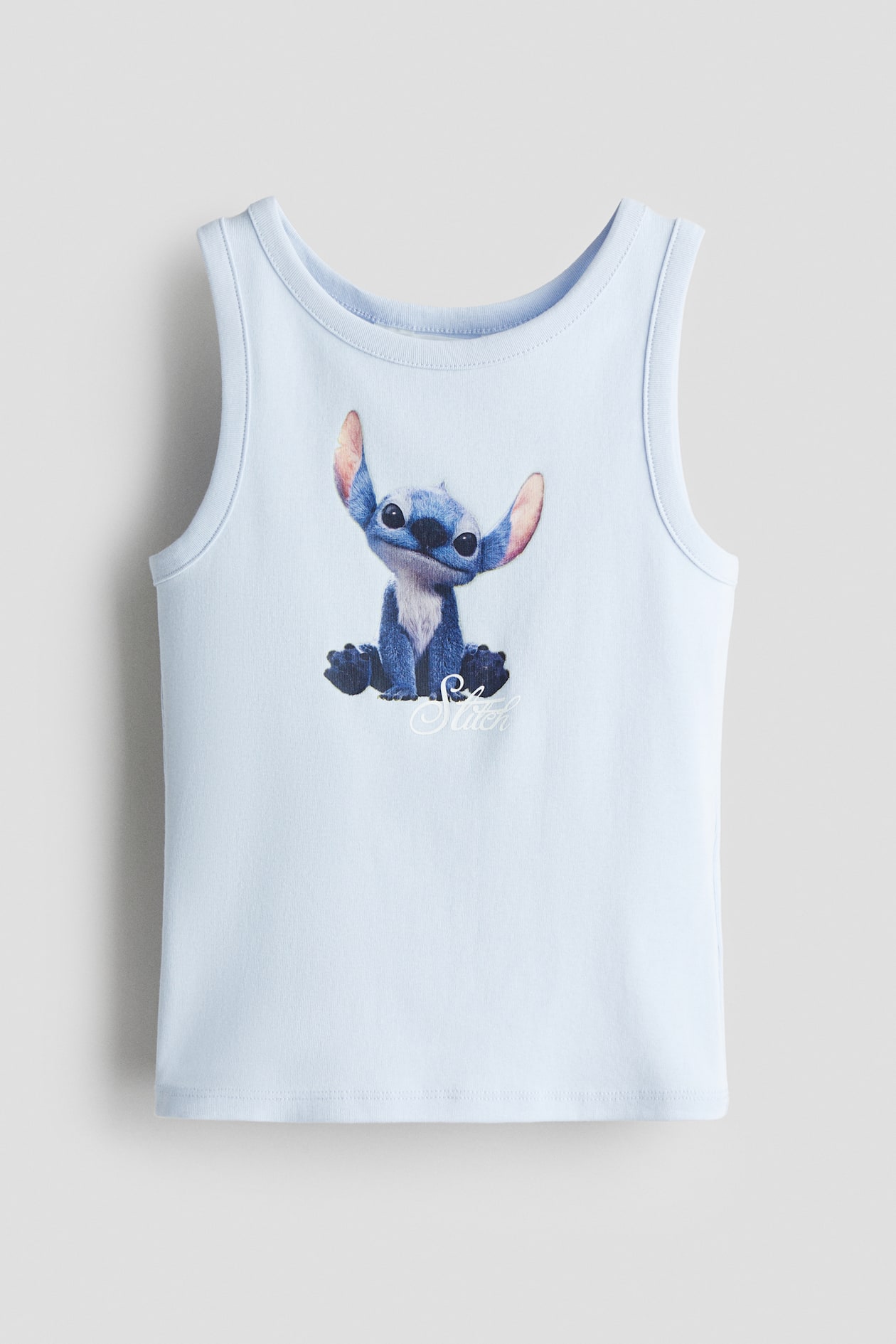 Printed vest top - Light blue/Lilo & Stitch - Kids | H&M GB