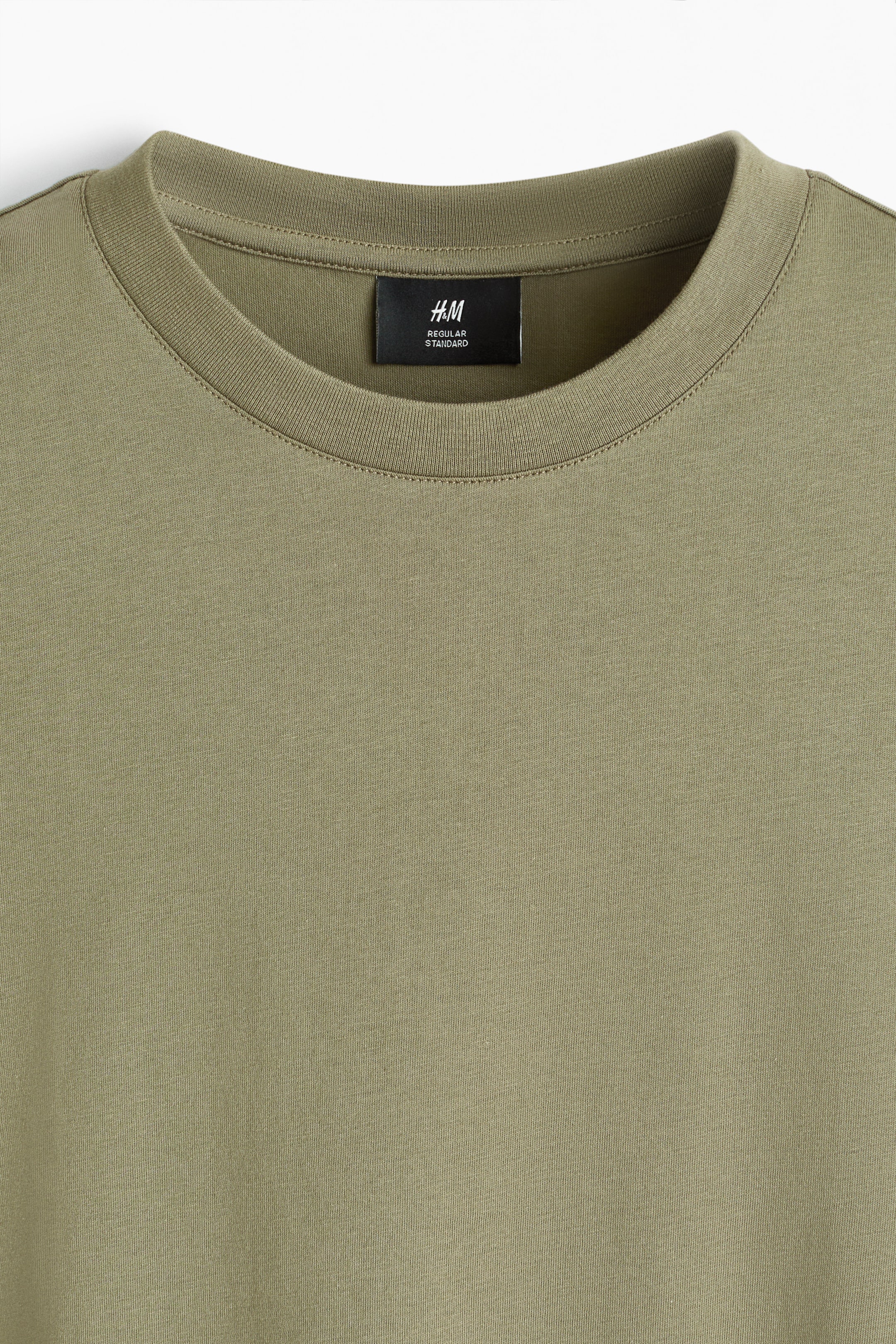 Regular Fit T-shirt - Khaki green - Men | H&M US