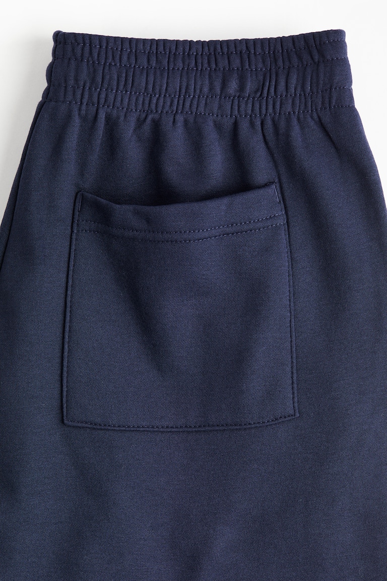 Women's Navy blue Wide-Leg Joggers | H&M CA