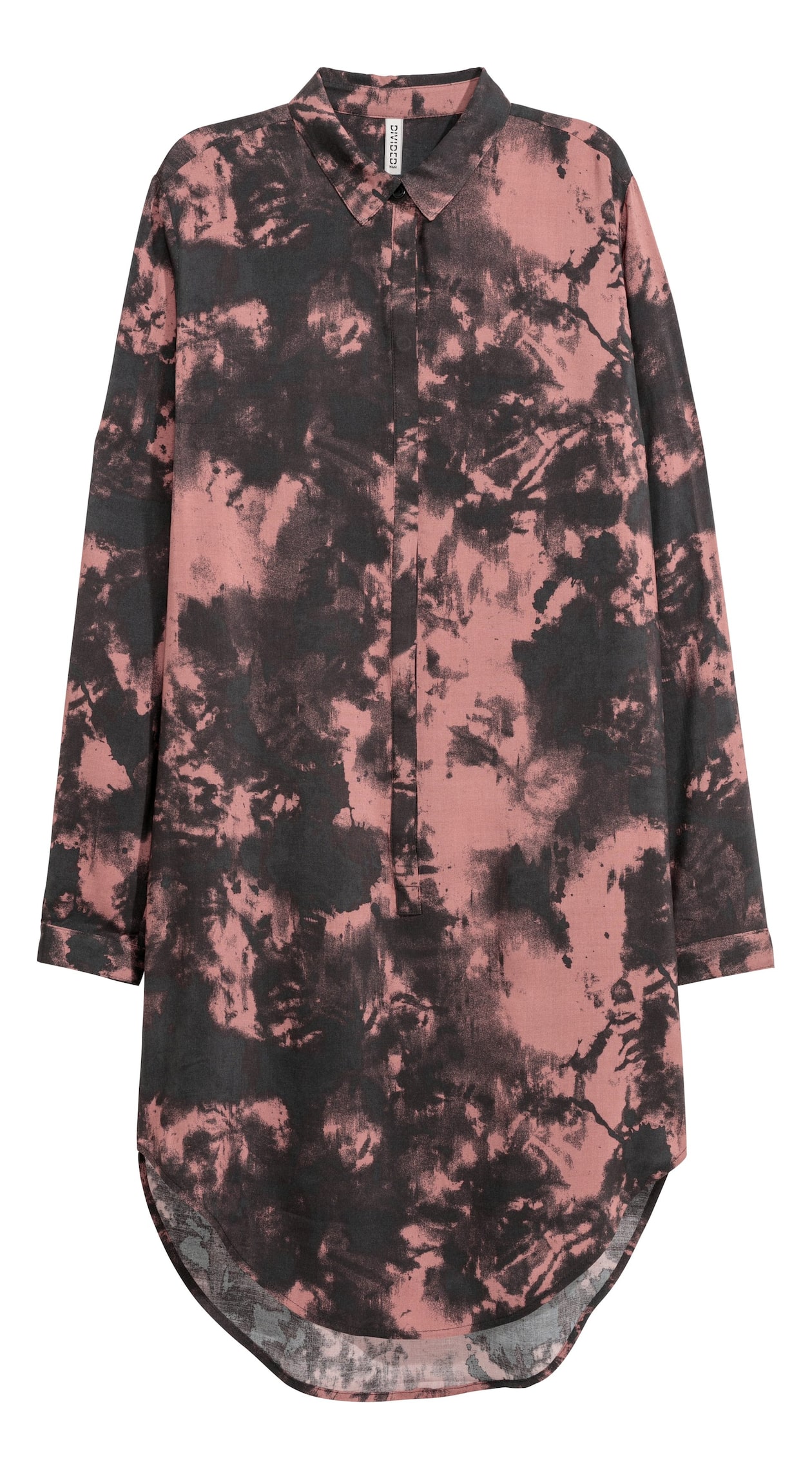 Long-sleeved tunic - Pink - Ladies | H&M GB