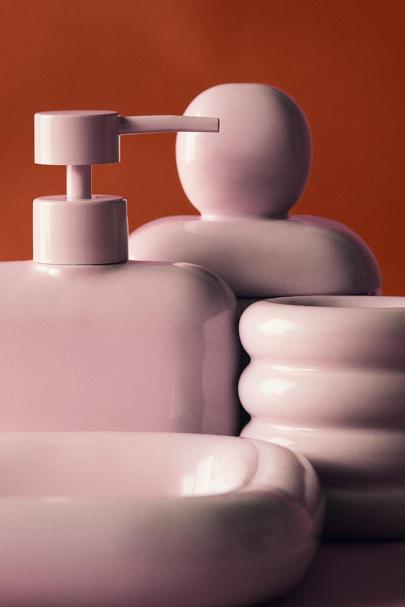 Stoneware Soap Dispenser - Pink - Home All | H&M US