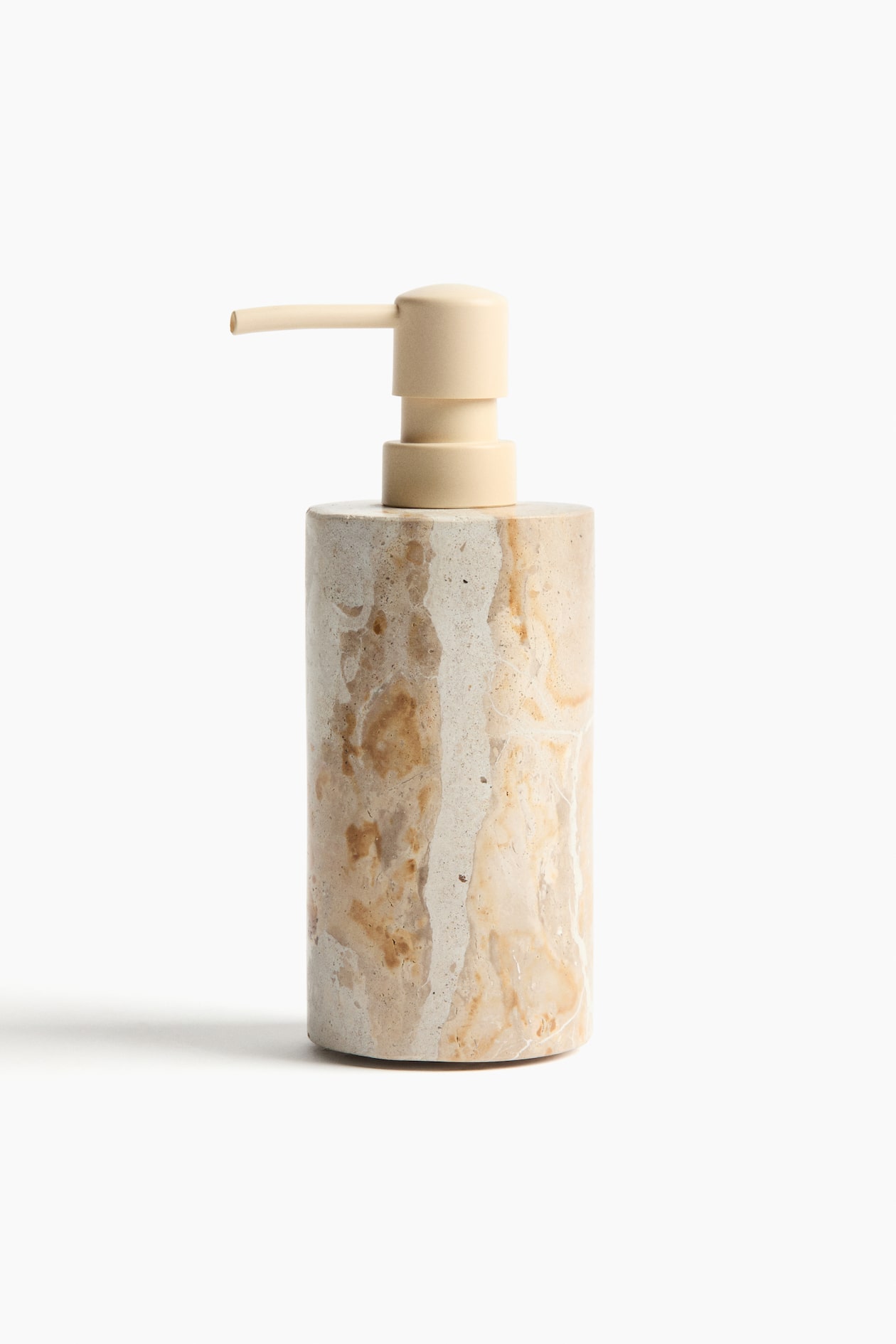 Beige/Marbled Marble soap dispenser at H&M Home | H&M GB