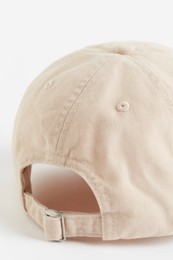 Cotton Twill Cap - Light beige - Ladies | H&M US