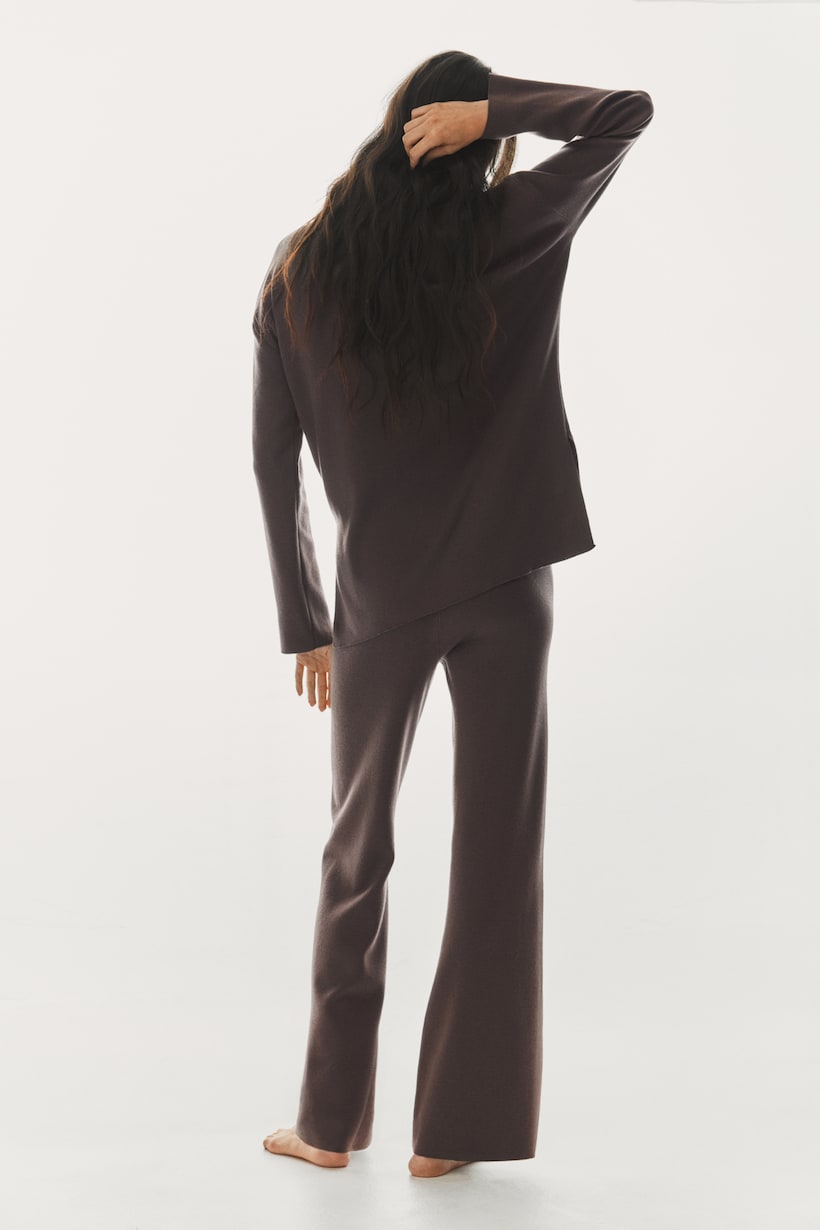 Suéter Oversized con zíper - Gris pardo - Ladies | H&M MX