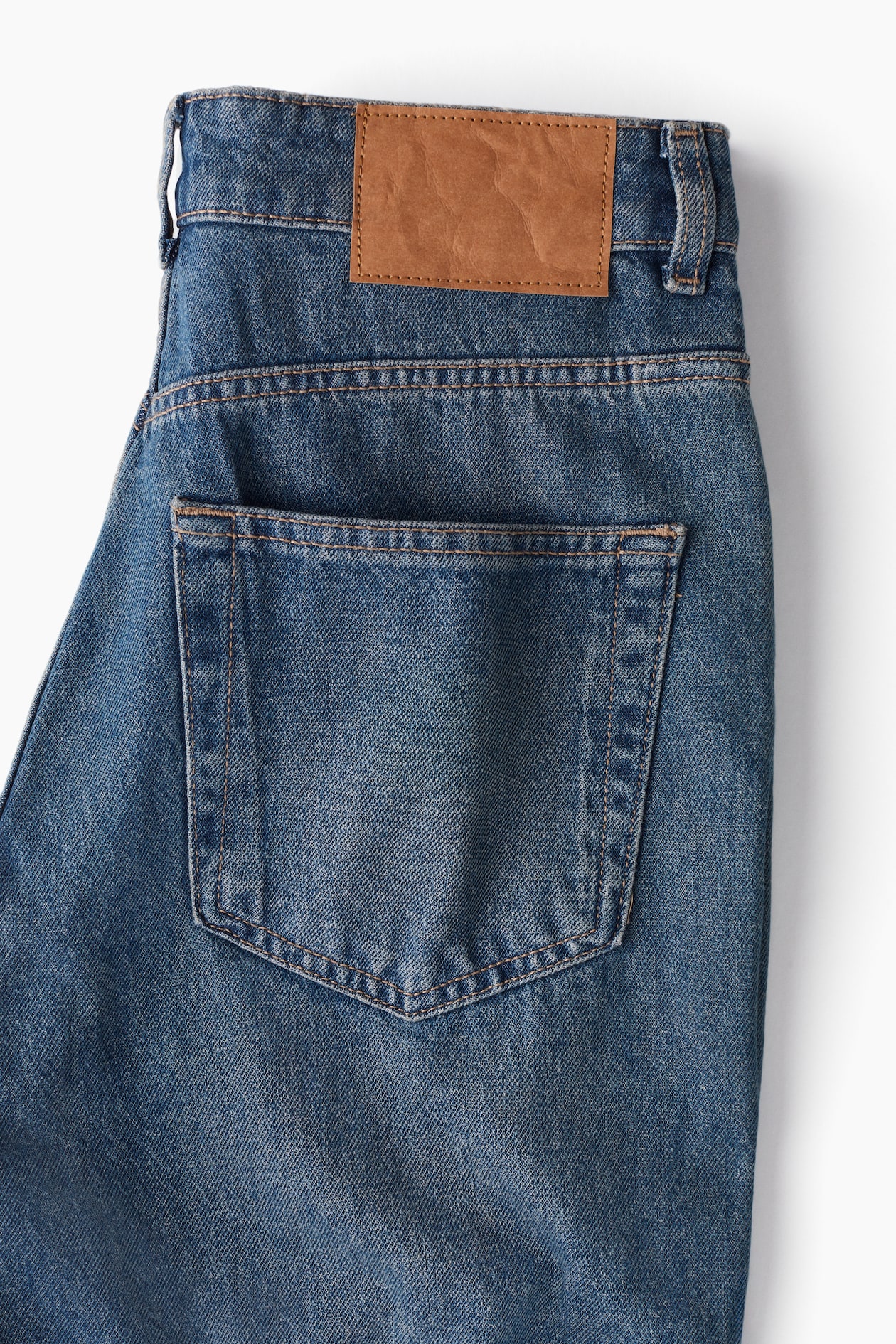 Women's Denim blue Bleecker High Rise Wide Leg Jeans | H&M US