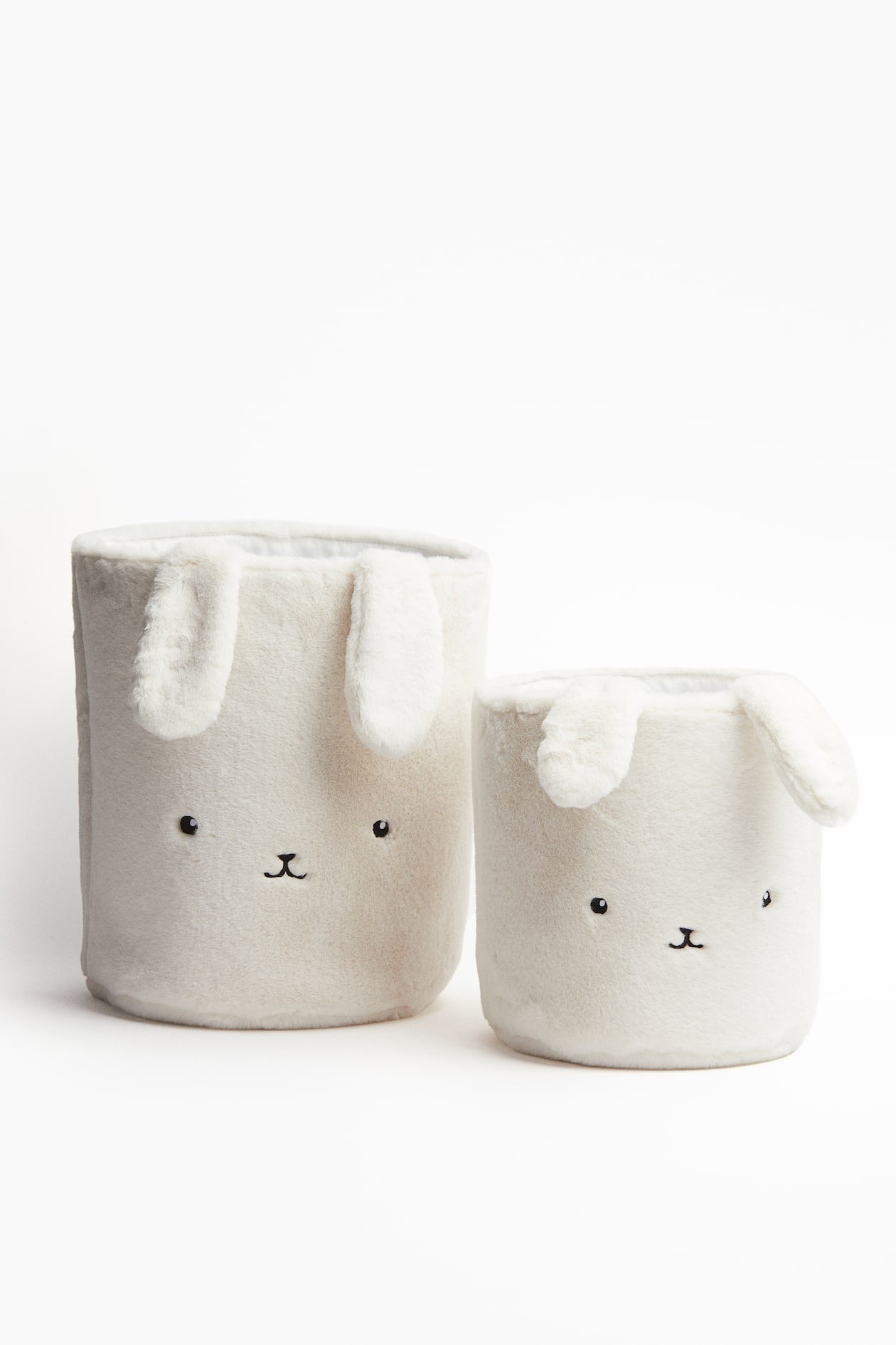 White/rabbit Small Fluffy Storage Basket at H&M Home | H&M US