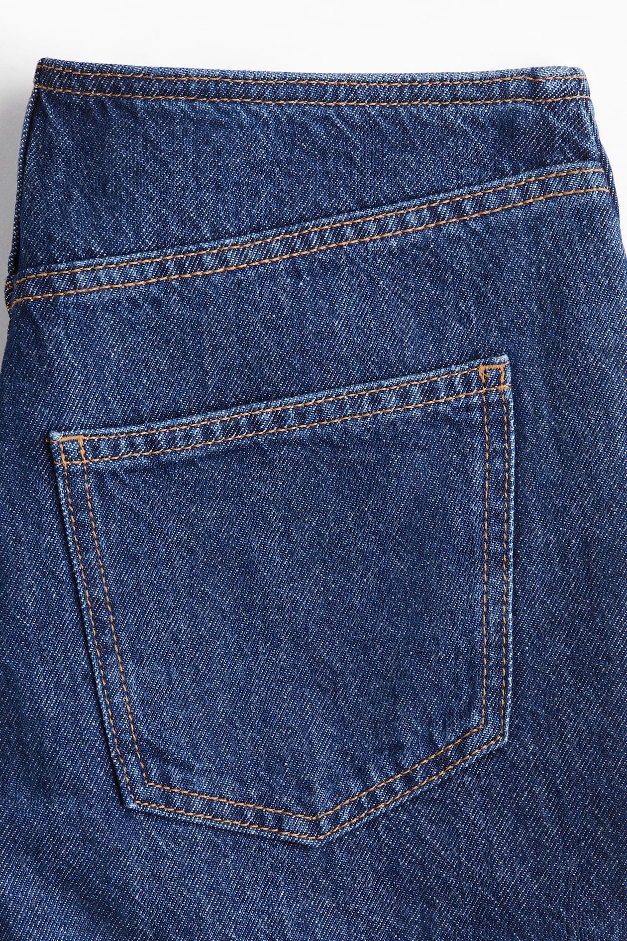 Women's Dark denim blue Denim Skort | H&M CA