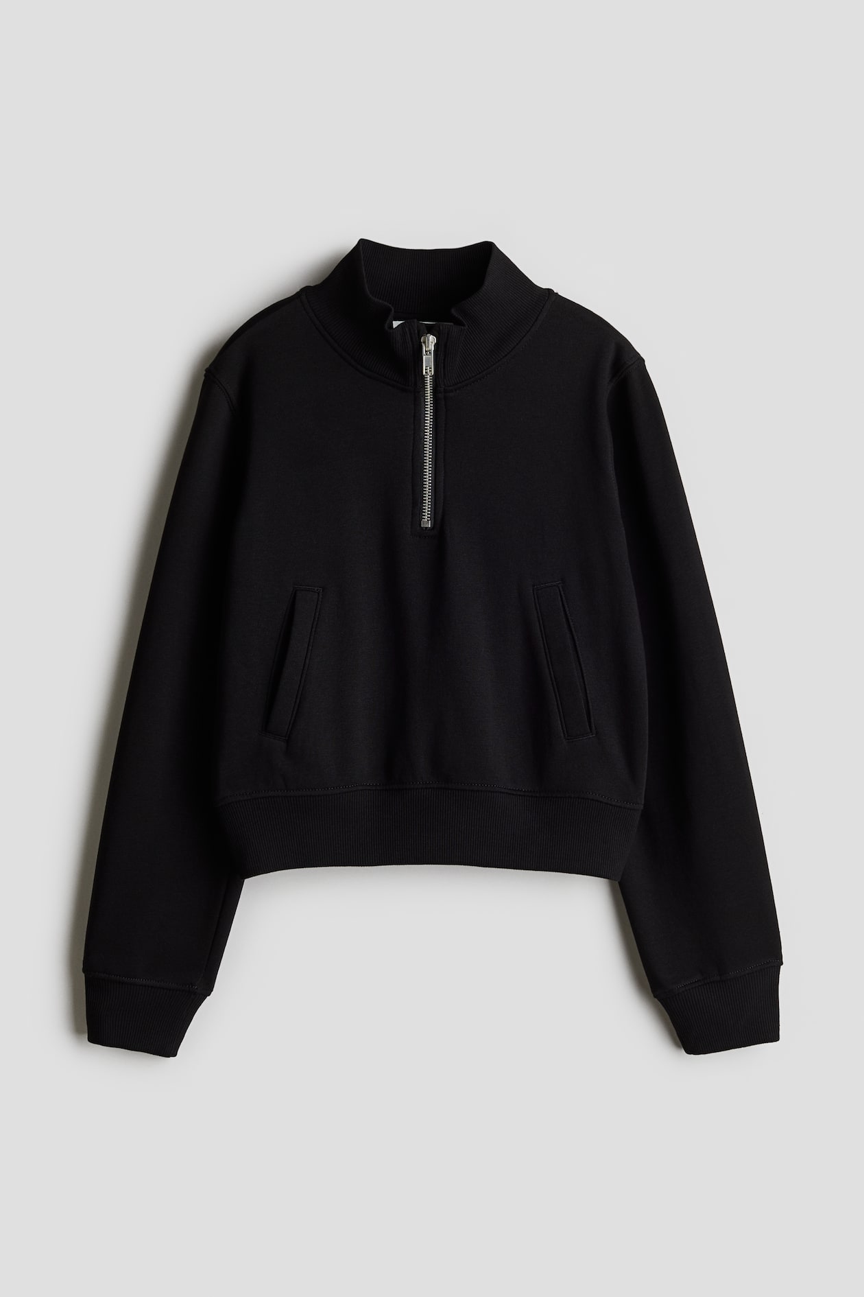 Sudadera con zíper superior - Negro - Kids | H&M MX