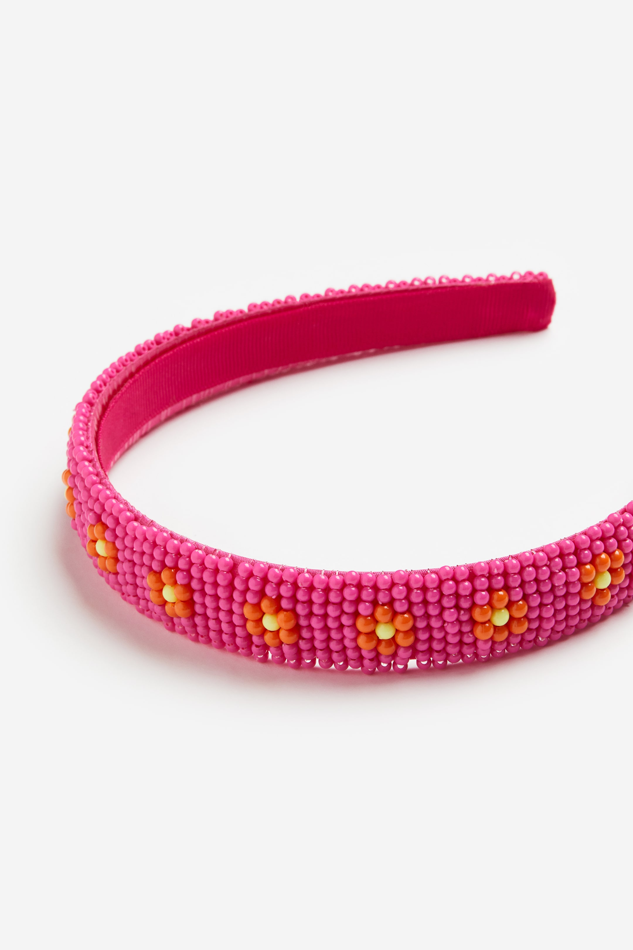 Beaded Alice band - Cerise/Flowers - Kids | H&M IN