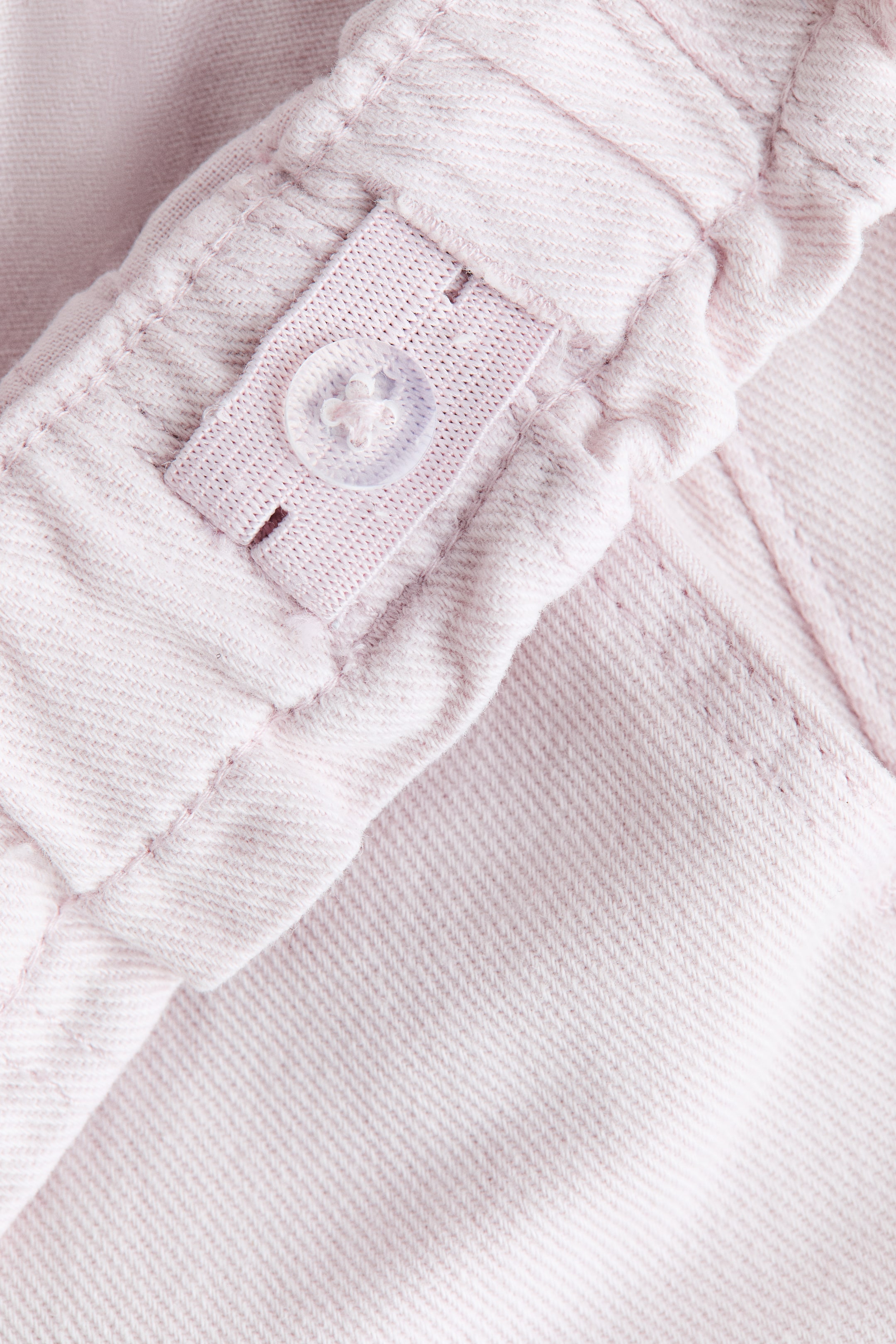 Wide Leg paper bag jeans - Light pink - Kids | H&M GB