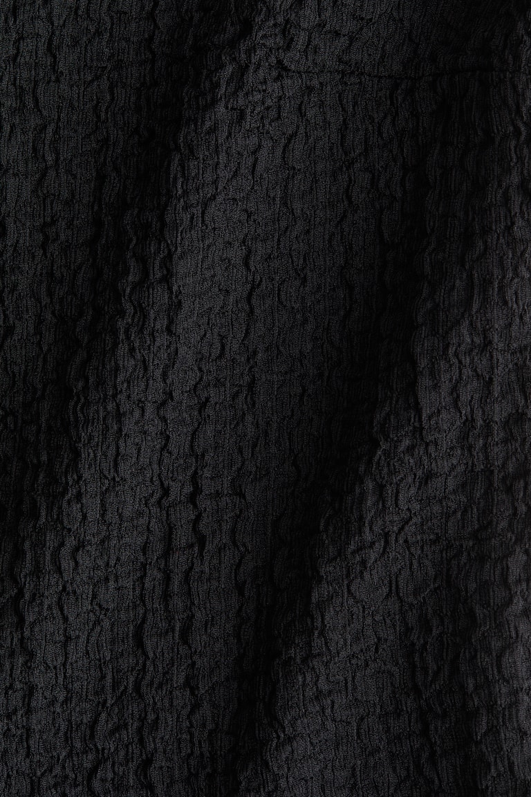 Textured jersey waistcoat - Black - Ladies | H&M IN