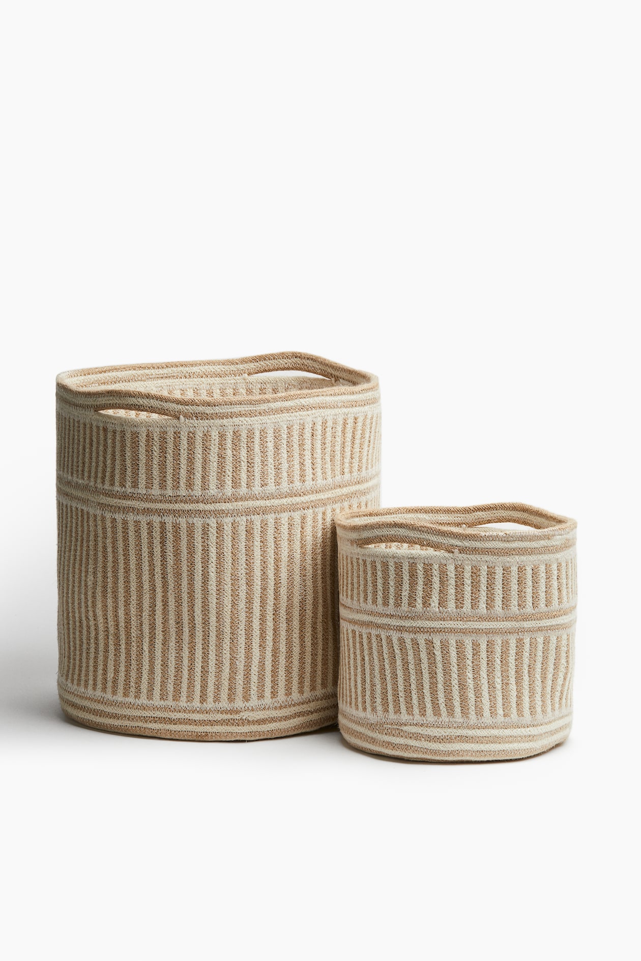 Beige/patterned Small Patterned Storage Basket at H&M Home | H&M US