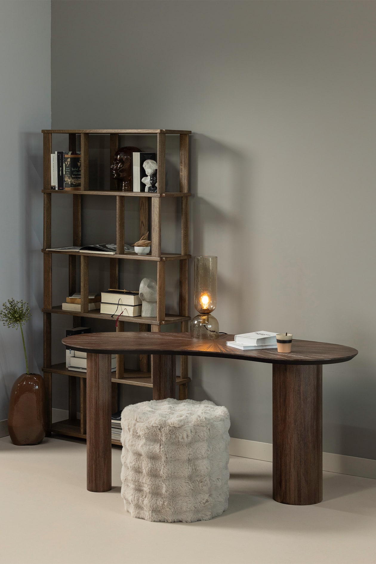 Olven Pufa Wysoka - Beżowy - WOOOD - HOME | H&M PL