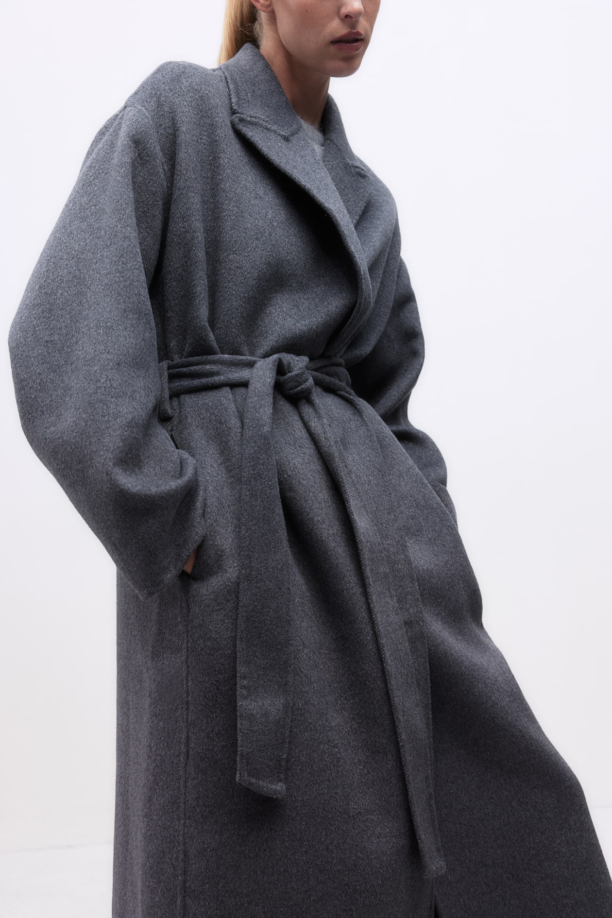 Handmade Wool-Blend Coat - Dark gray - Ladies | H&M US