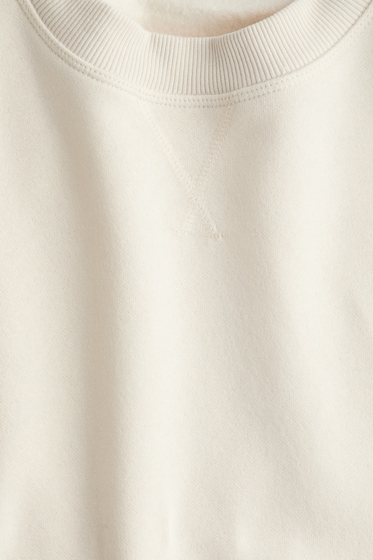 Oversized Sweatshirt - Light beige - Ladies | H&M US