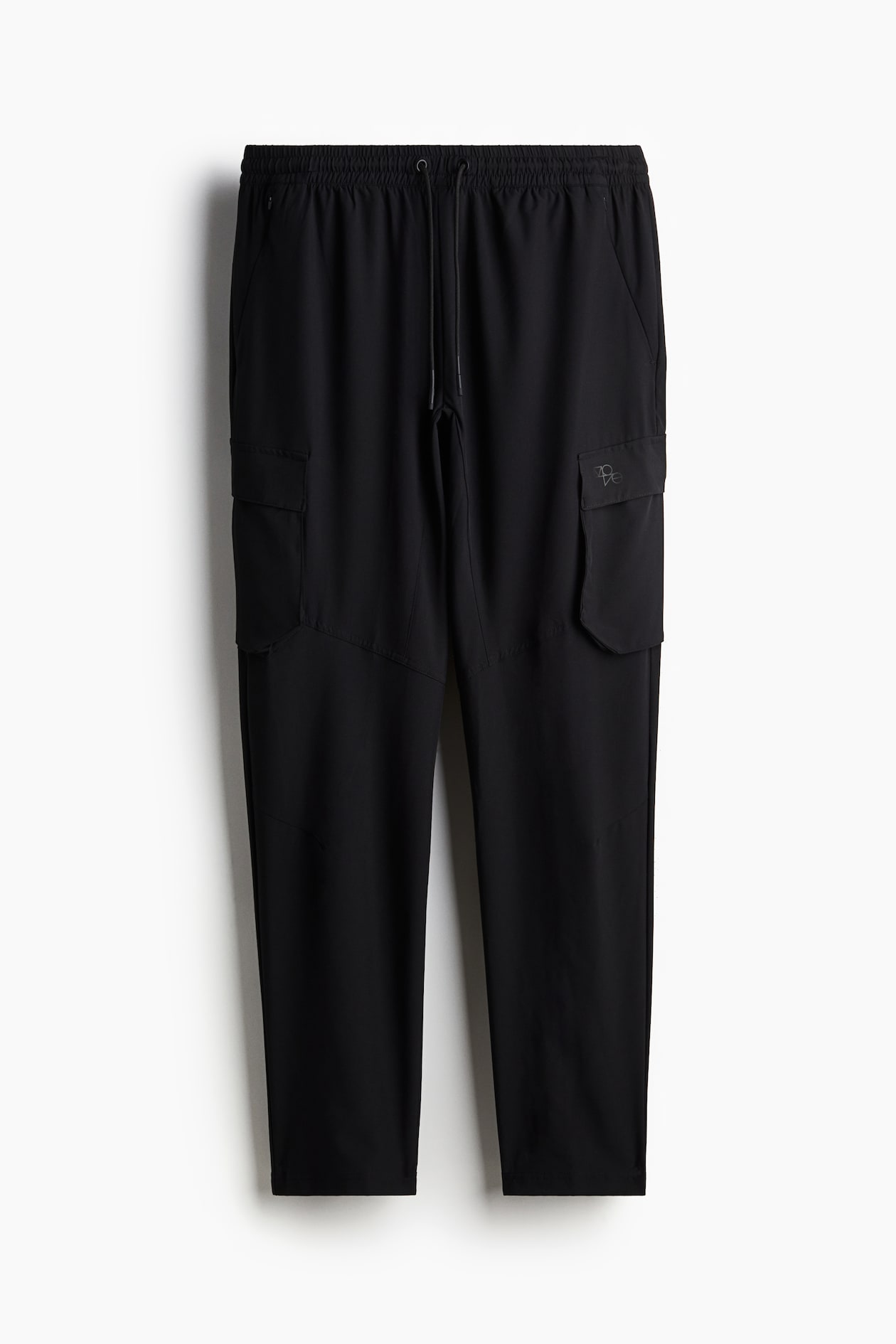 Slim-Fit Cargo Sports Joggers with DryMove™ - Black - Men | H&M US