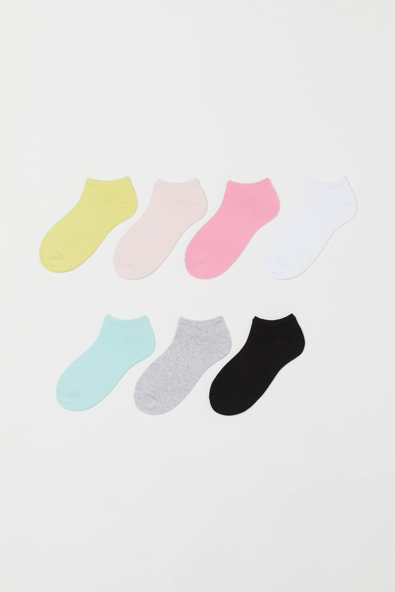 7-pack trainer socks - Yellow - Kids | H&M MY