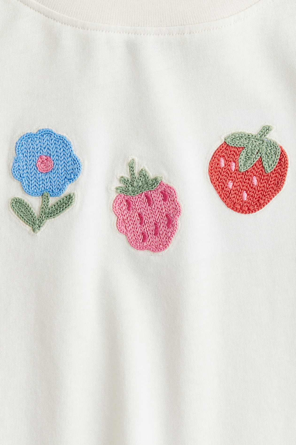 T-shirt med motiv - Hvid/Frugter - BØRN | H&M DK