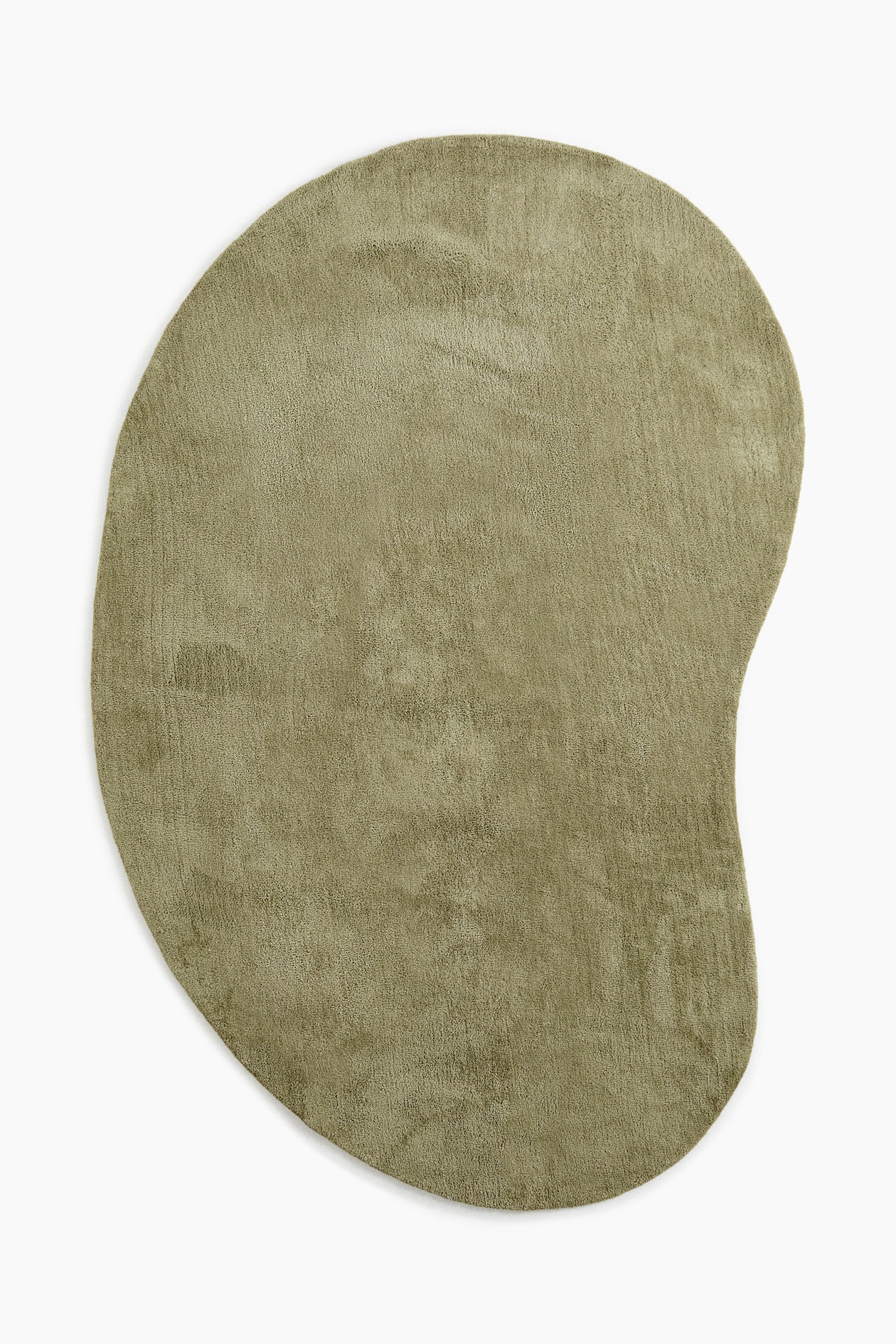 Large Asymmetric Rug - Khaki green - Home All | H&M US
