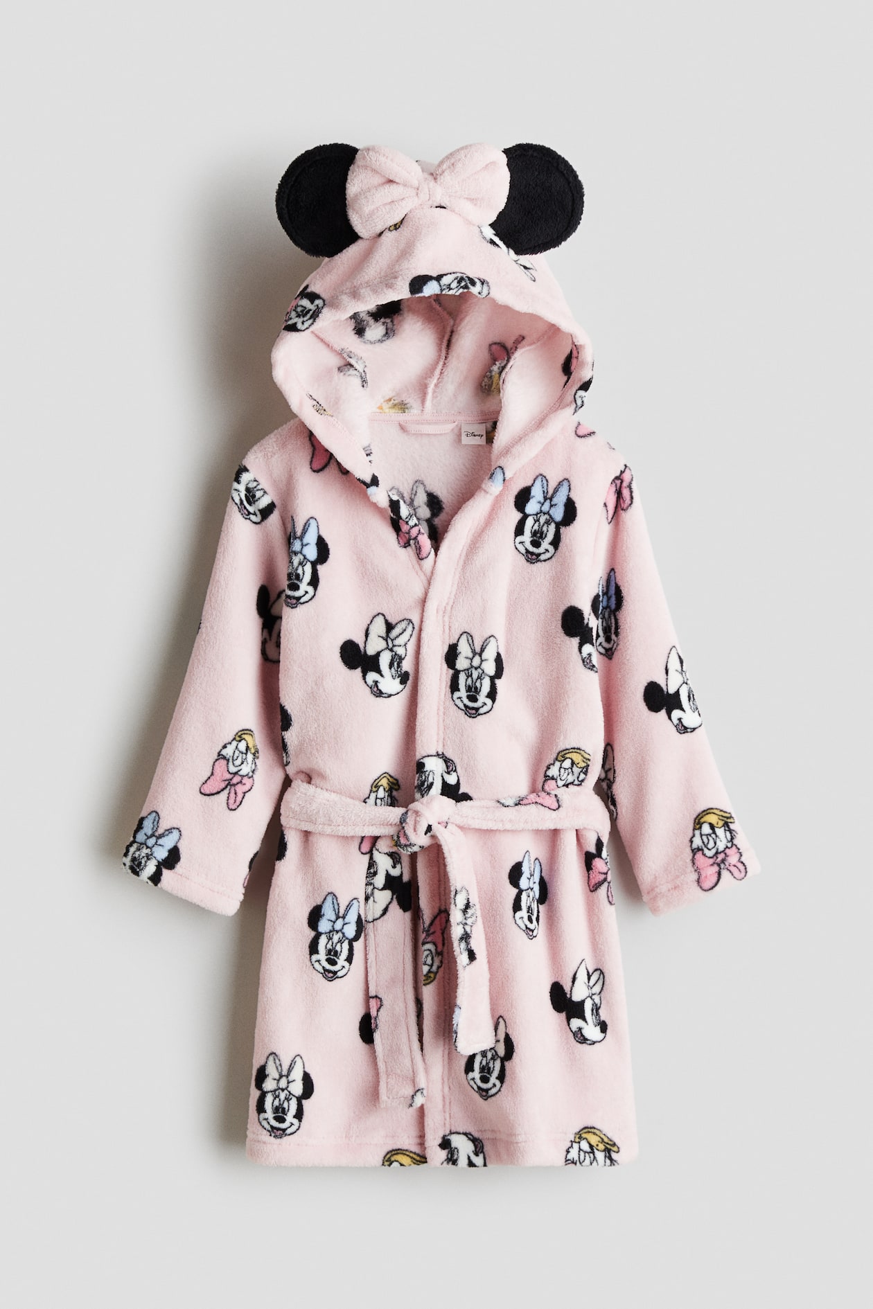 Light pink/Minnie Mouse Fleece dressing gown for kids | H&M IN