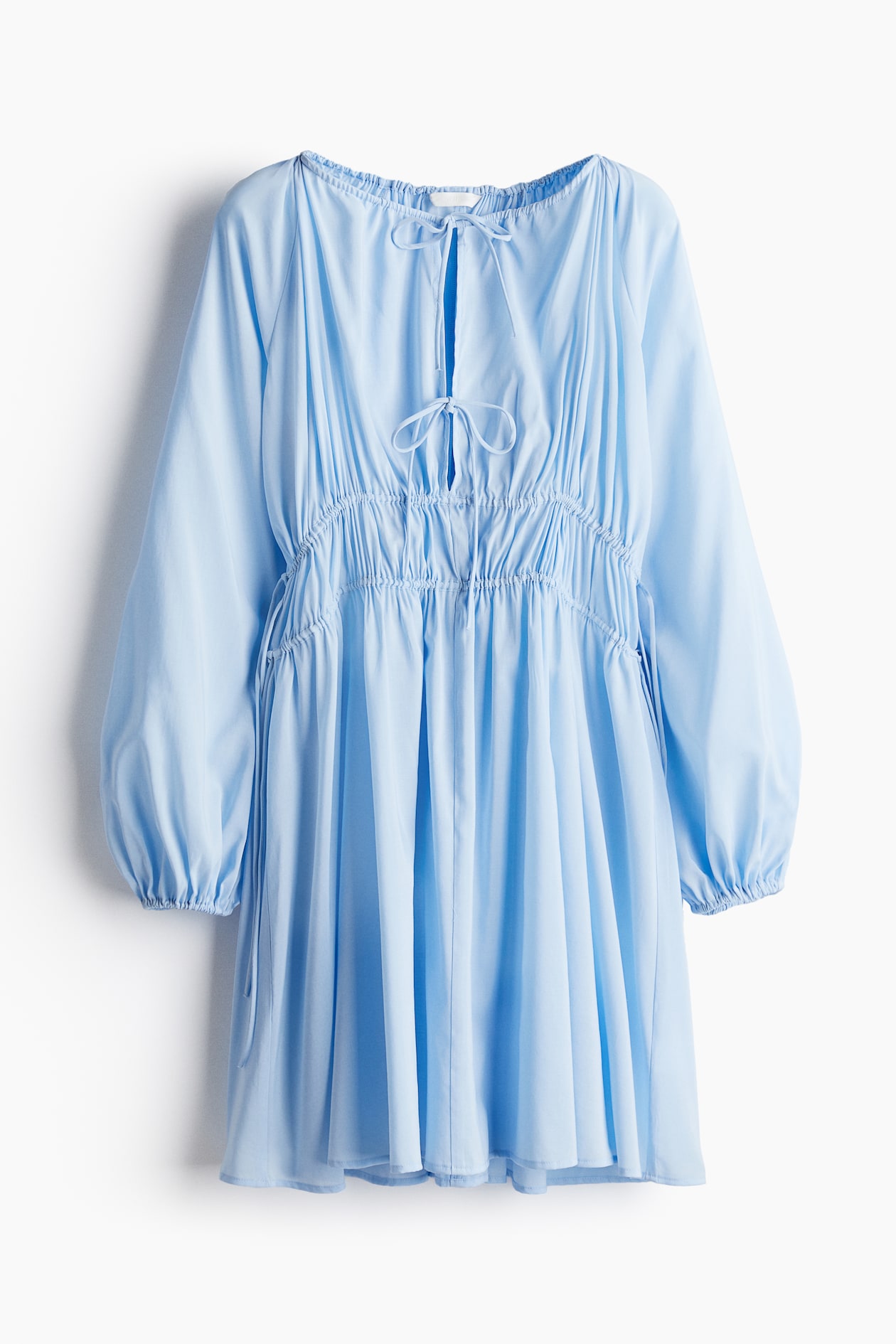 Women's Light blue Drawstring-detail Dress | H&M CA