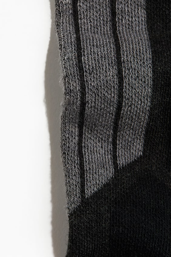 Warm Ski Socks with DryMove™ - Dark gray/gray - Ladies | H&M US
